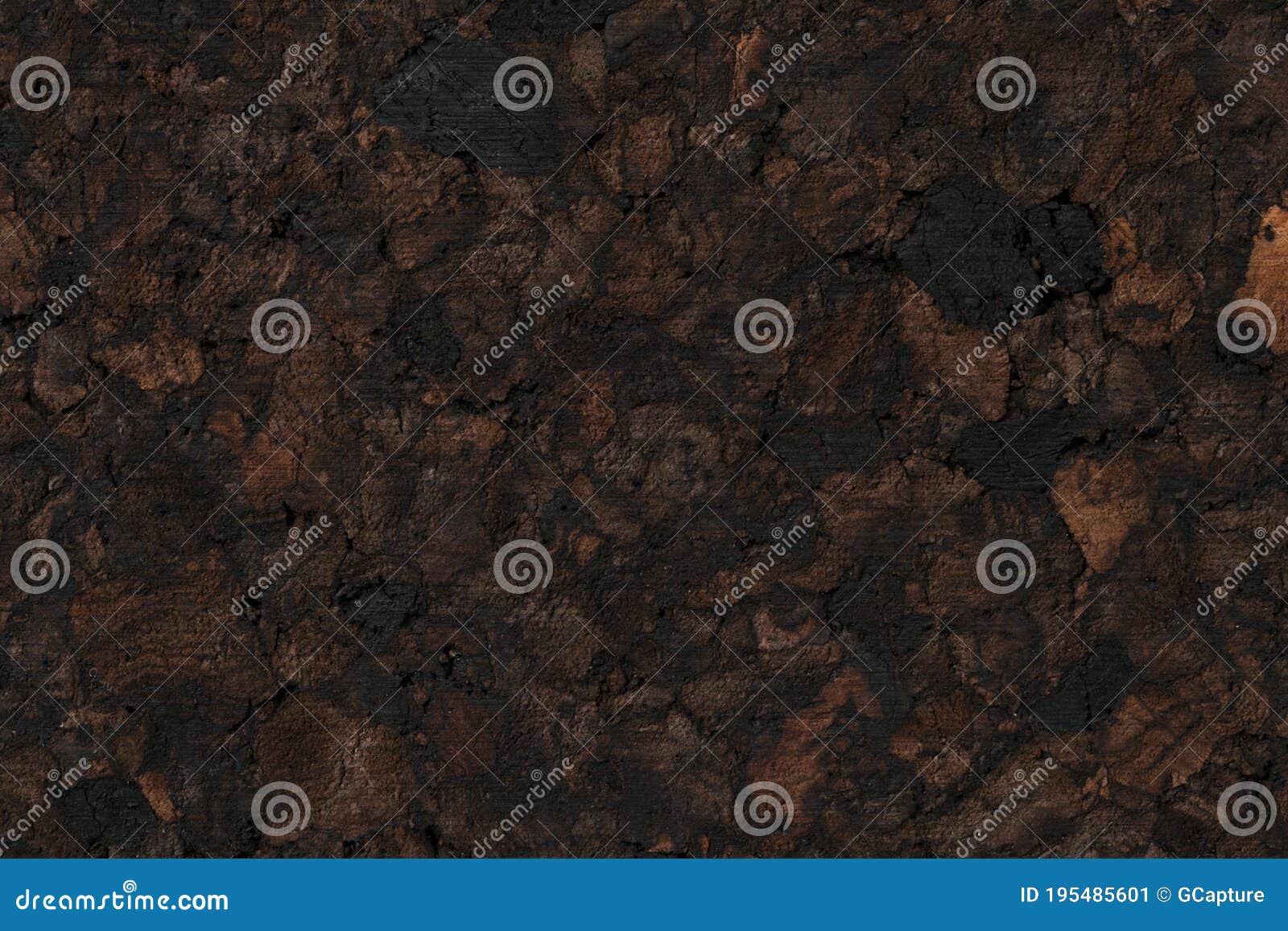 Texture of Dark Cork with Oil Finish Stock Image - Image of cork ...