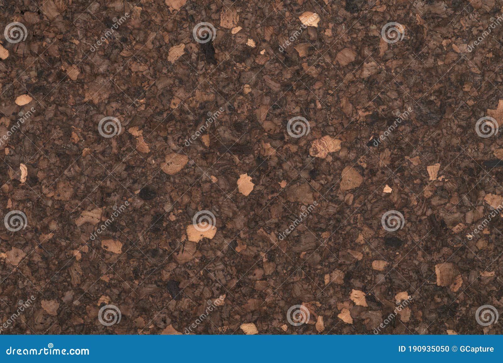 Texture of Dark Cork Surface Stock Photo - Image of nature, blank ...