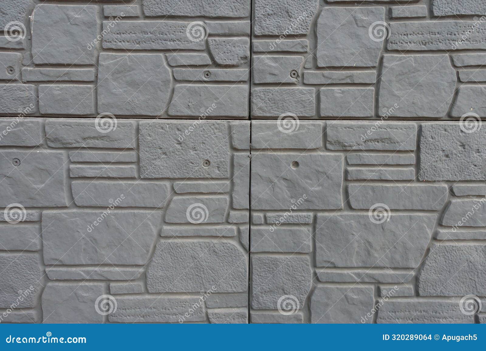Texture of Gray Concrete Brick Veneer Wall with Random Layout Stock ...