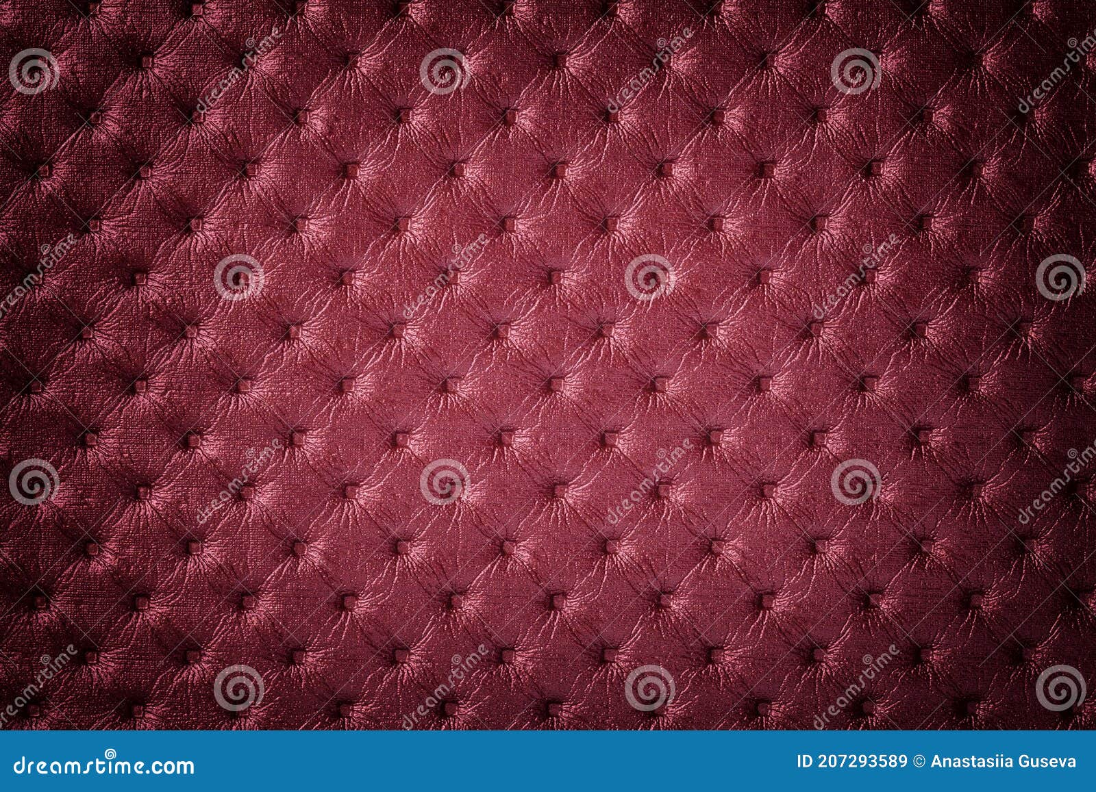 Texture of Dark Red Leather Background with Capitone Pattern with ...