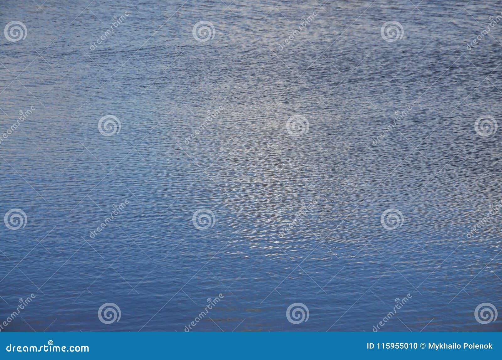 The Texture of Dark River Water Under the Influence of Wind, Imprinted ...
