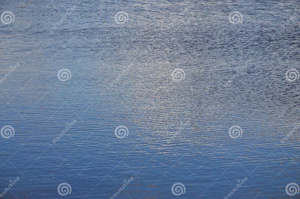 The Texture of Dark River Water Under the Influence of Wind, Imprinted ...