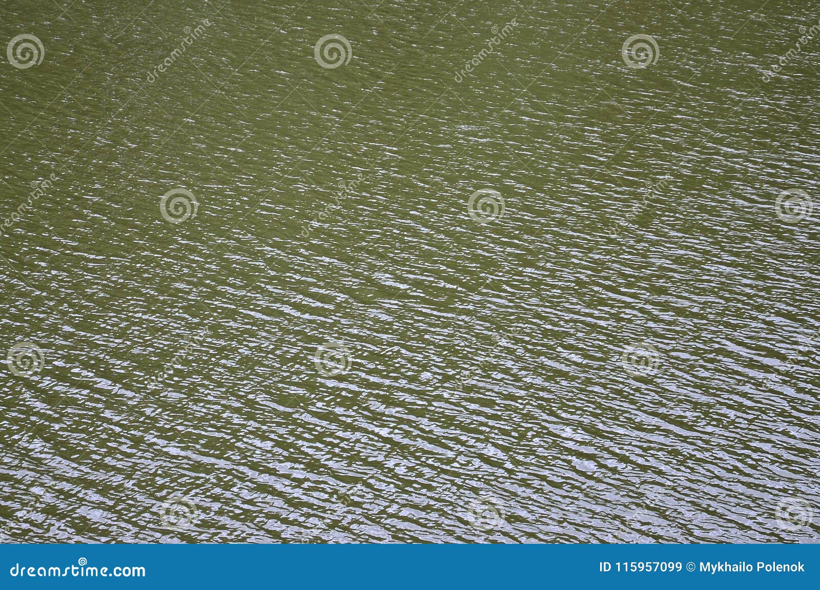 The Texture of Dark River Water Under the Influence of Wind, Imprinted ...