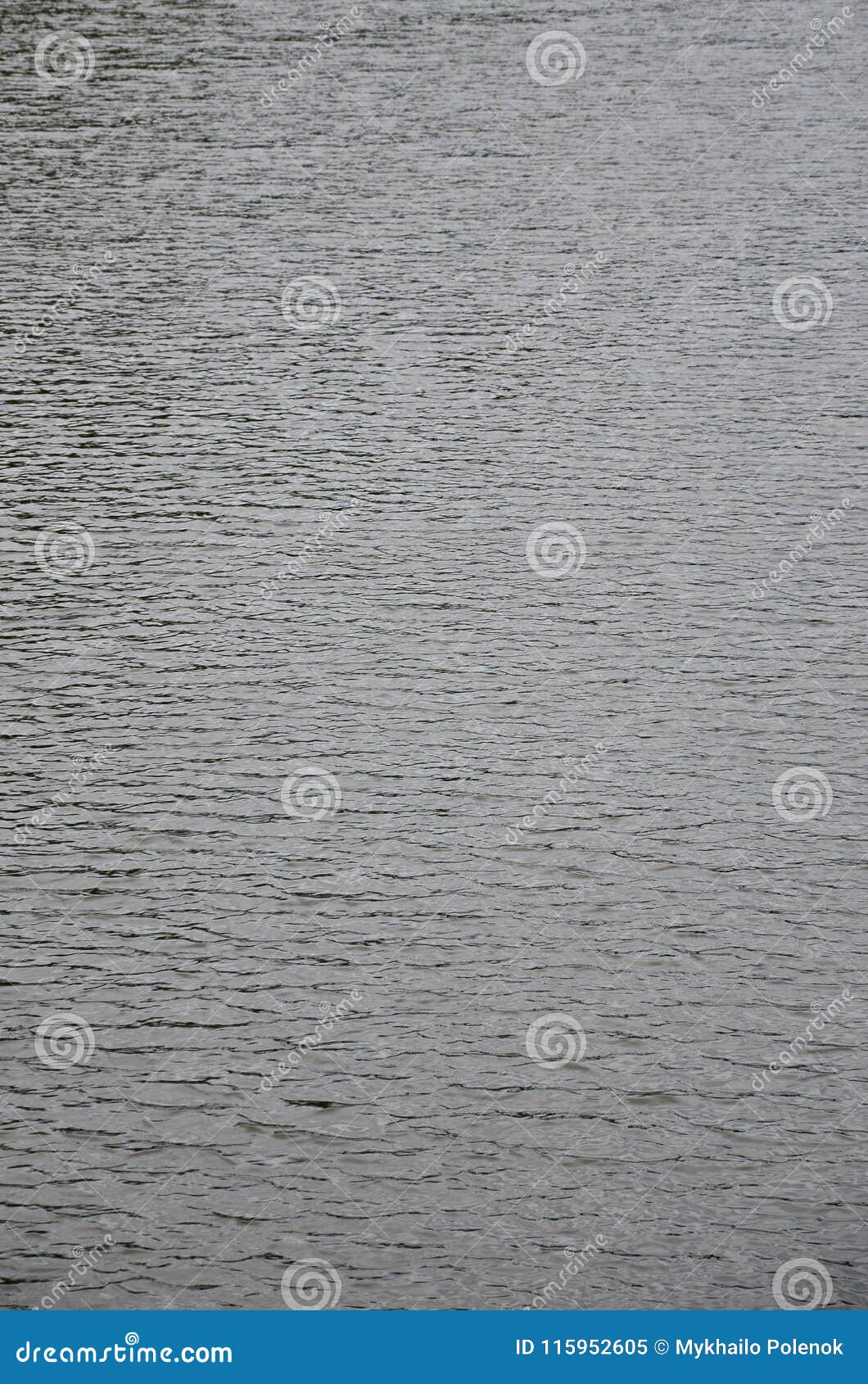 The Texture of Dark River Water Under the Influence of Wind, Imprinted ...