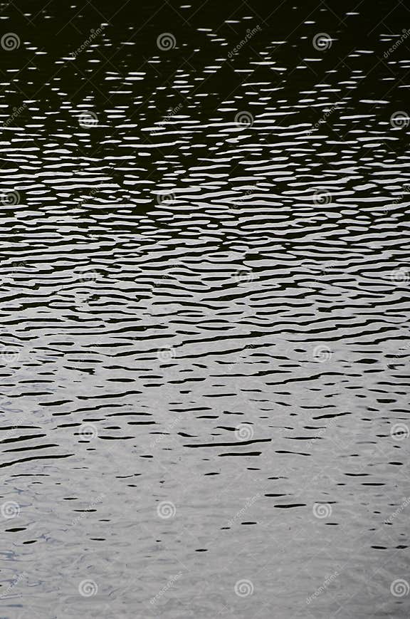 The Texture of Dark River Water Under the Influence of Wind, Imprinted ...