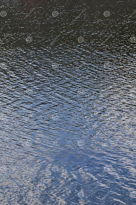 The Texture of Dark River Water Under the Influence of Wind, Imprinted ...