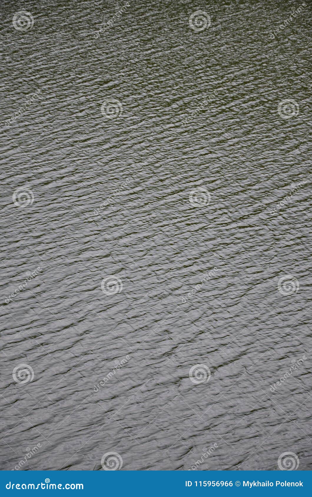 The Texture of Dark River Water Under the Influence of Wind, Imprinted ...