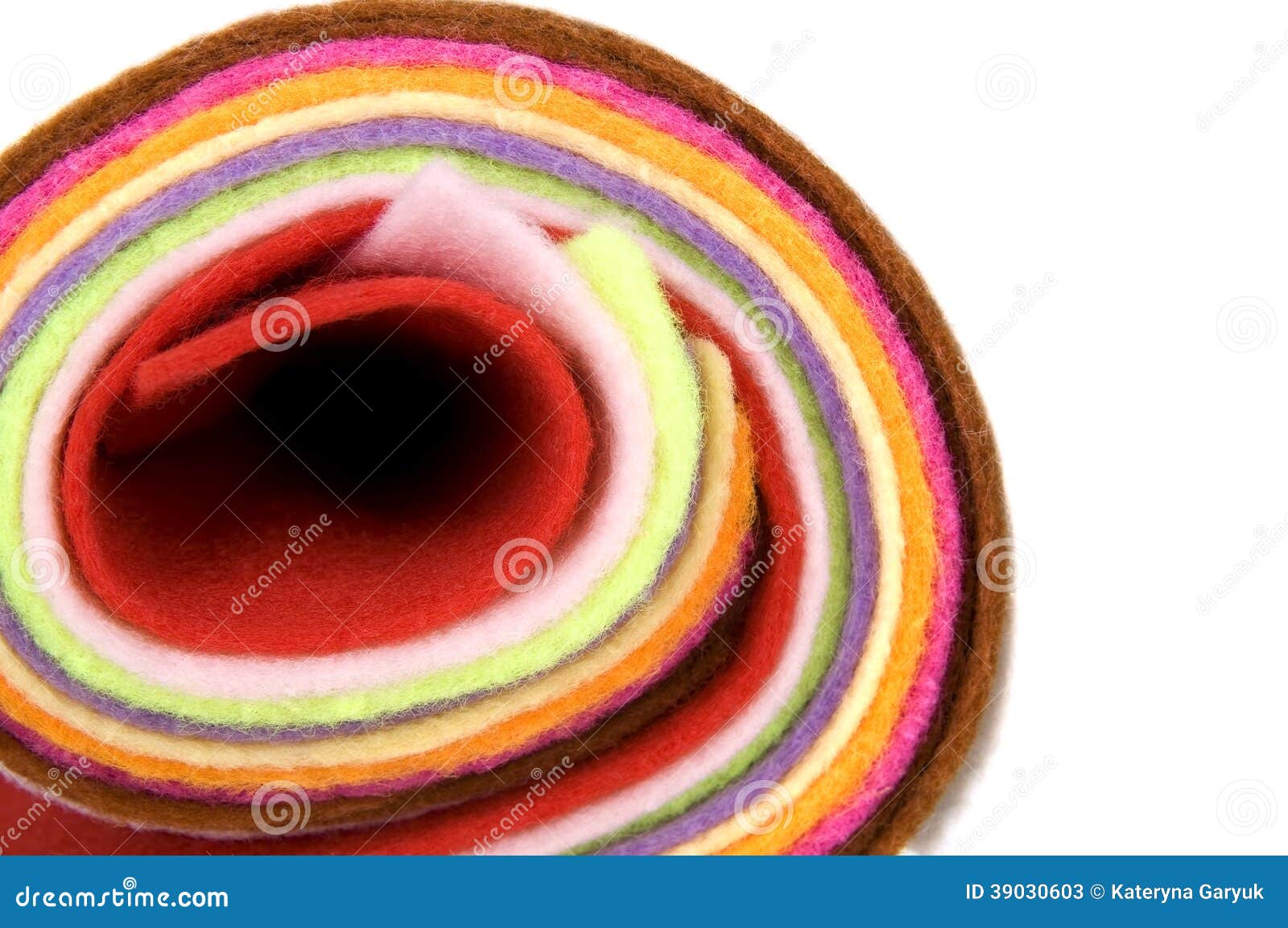 Texture de feutre image stock. Image du roulé, isolement - 39030603