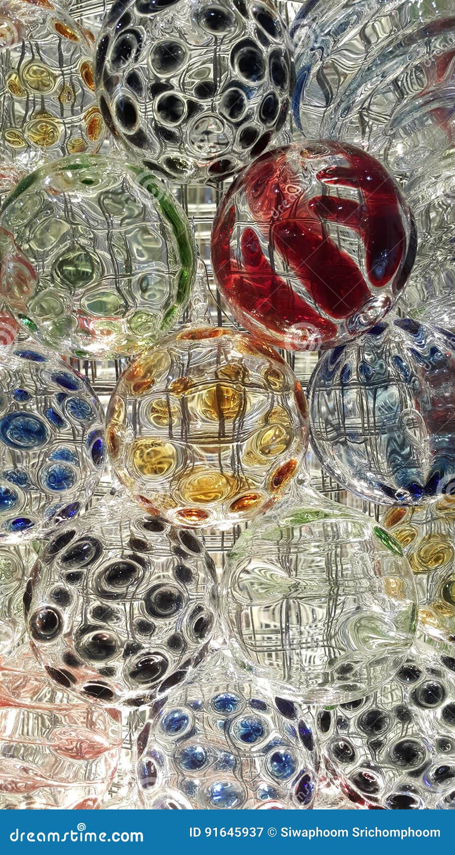 Texture De La Boule En Verre Illustration Stock - Illustration du ...