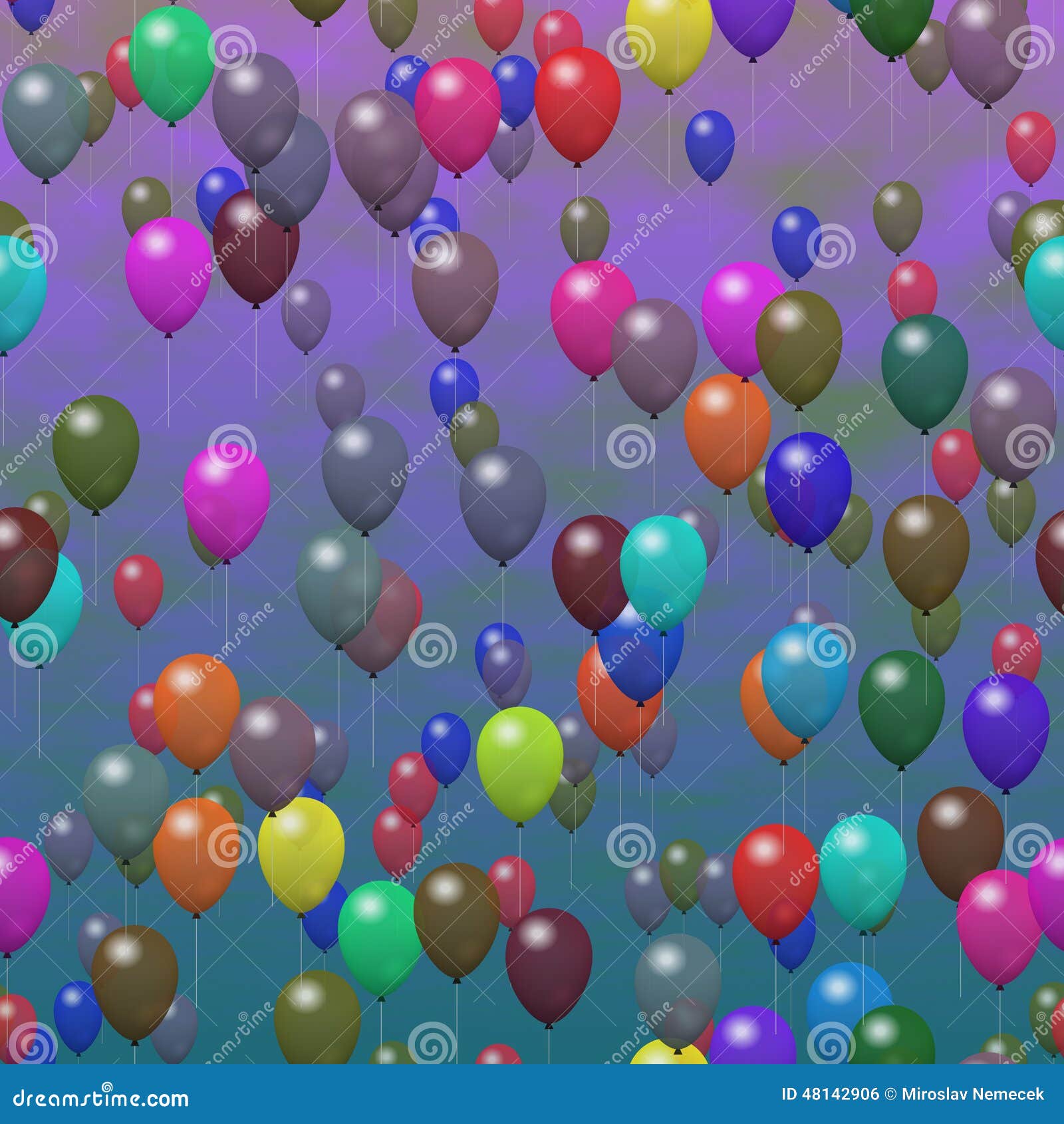 Texture De Locations Produite Par Ballons De Partie Illustration Stock ...