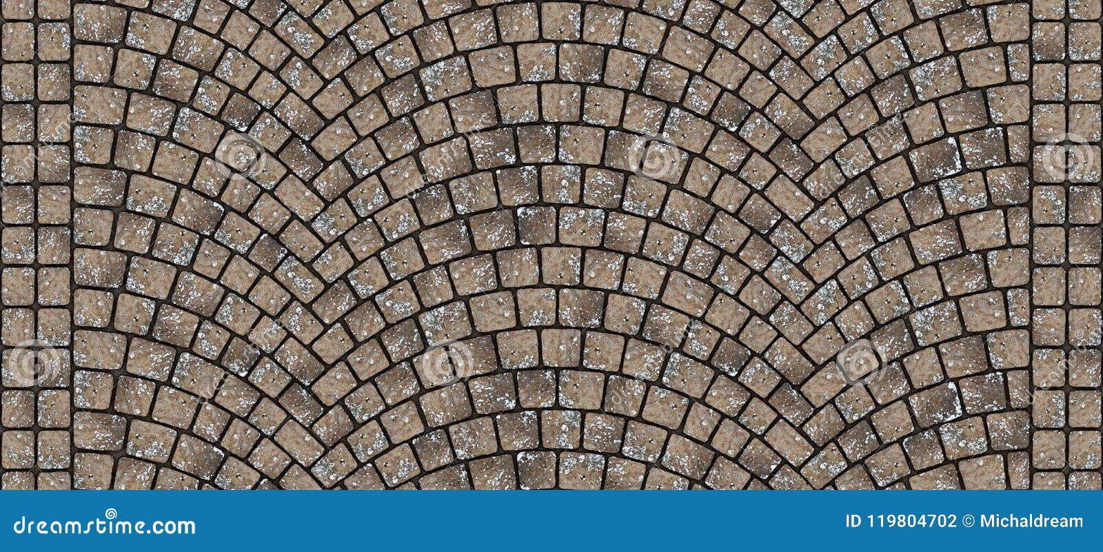 Texture 026 De Pavé Rond Incurvée Par Route Illustration Stock ...