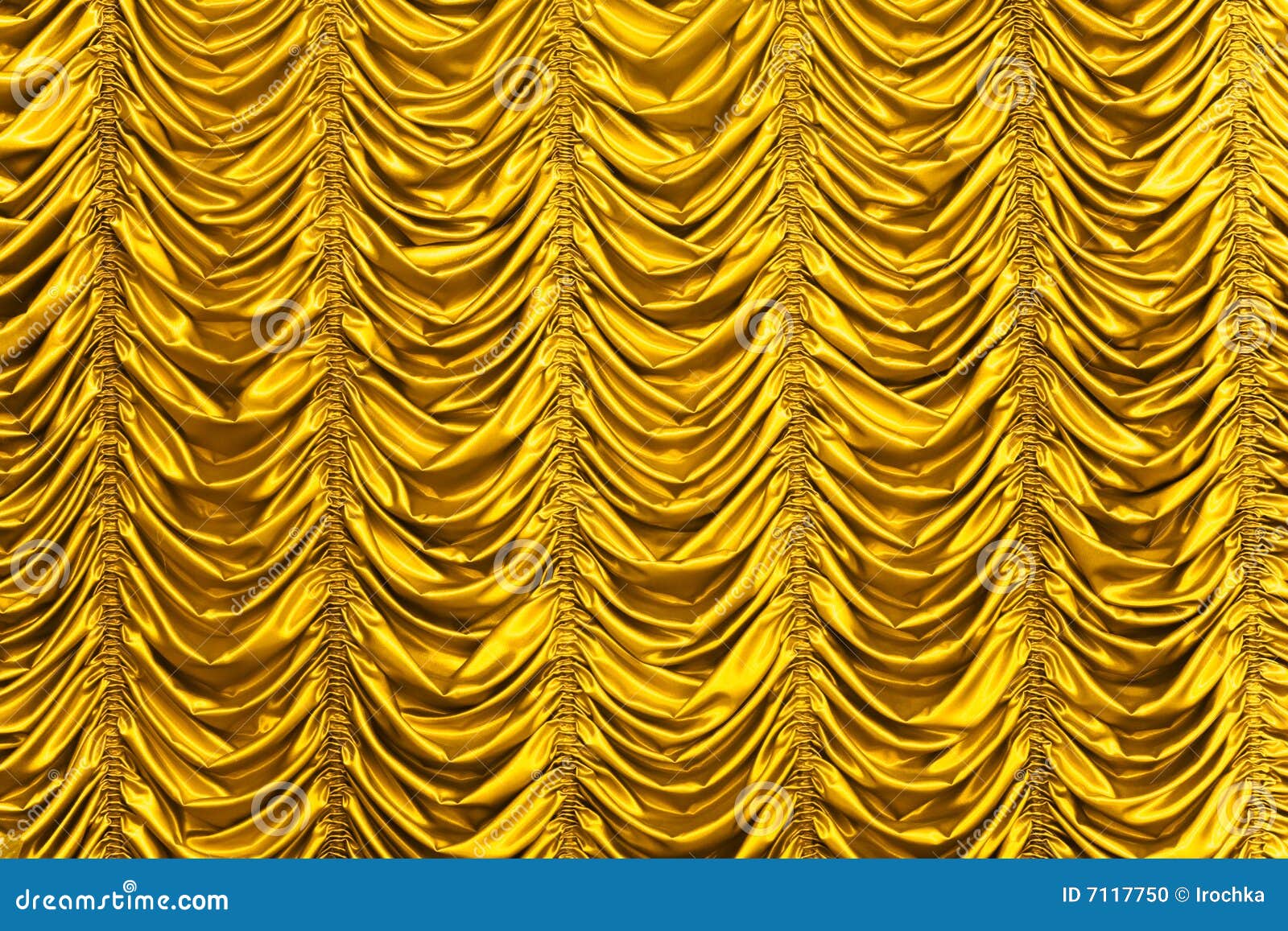 Texture de rideau en or photo stock. Image du brillant - 7117750