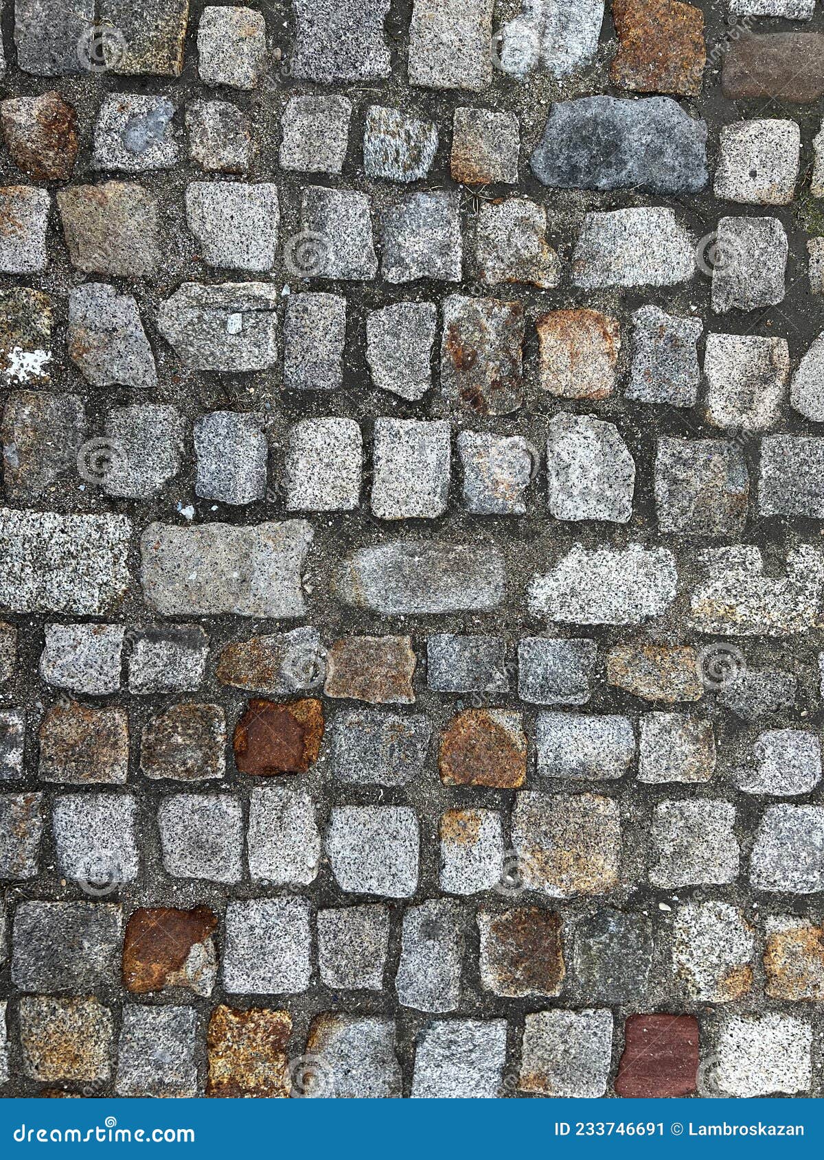 Texture De Route Ancienne Avec Pierres Image stock - Image du fermer ...