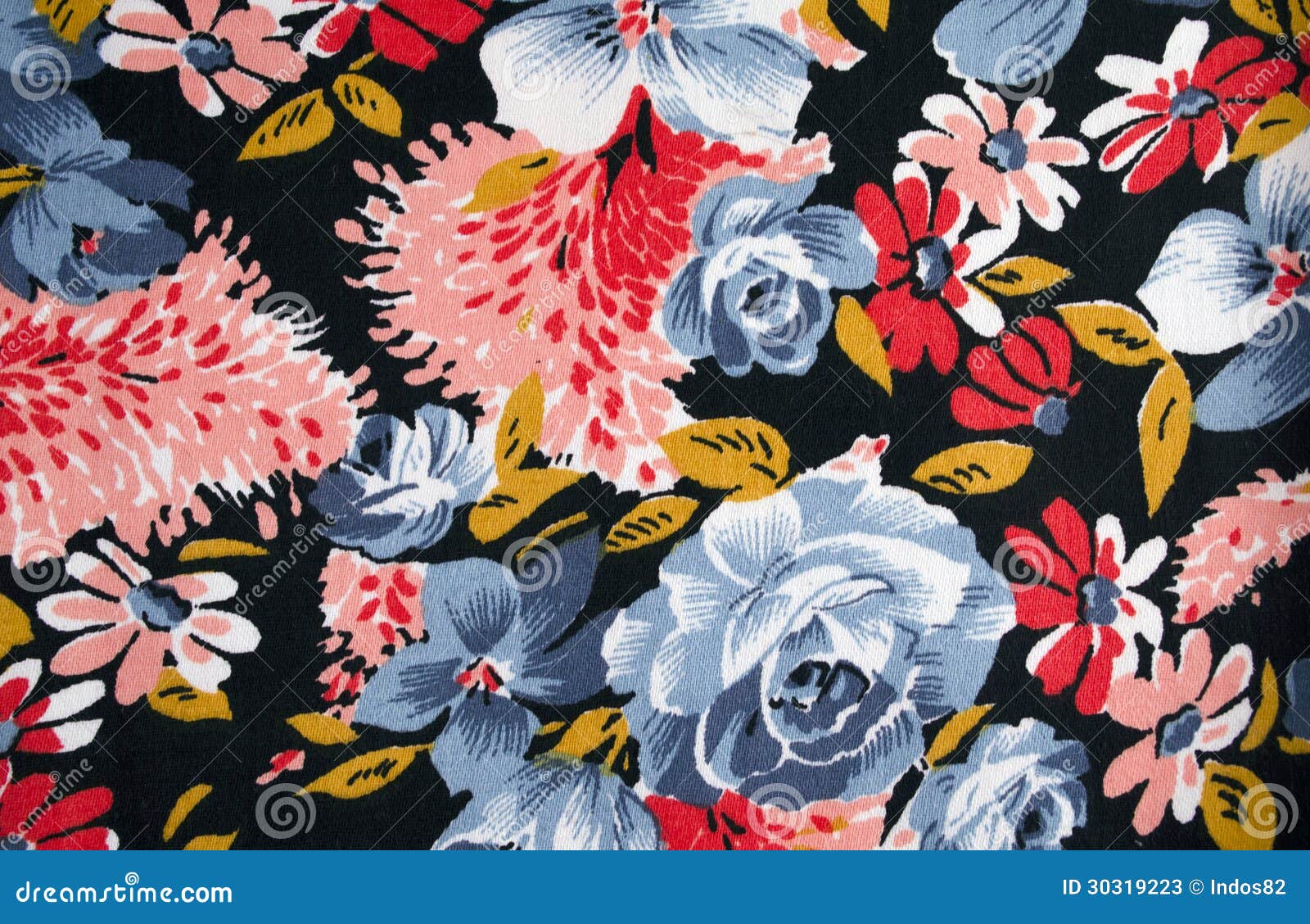 Texture De Tissu Avec Des Fleurs Image stock - Image du floral, fond ...