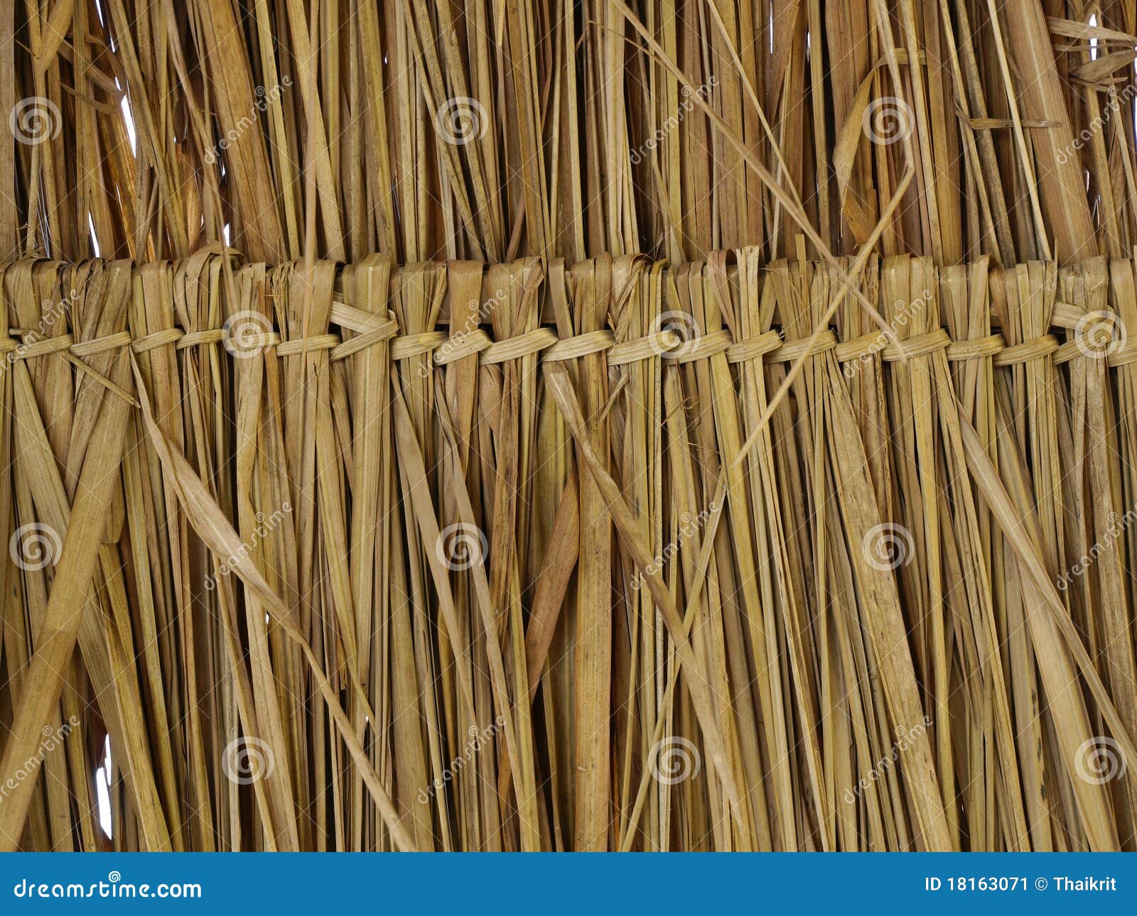 Texture de toit de chaume image stock. Image du contexte - 18163071