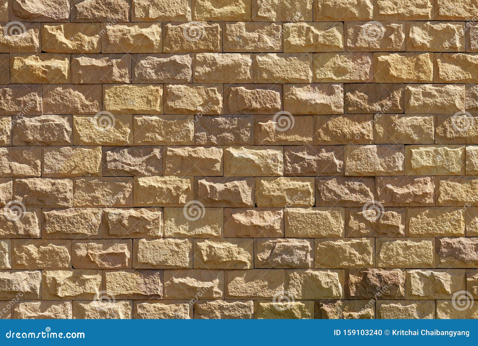 Texture of a Decorative Brick Wall Stock Photo - Image of exterior ...