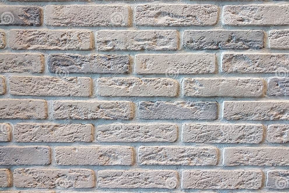 Texture of Decorative Brickwork of Light Color Stock Image - Image of ...