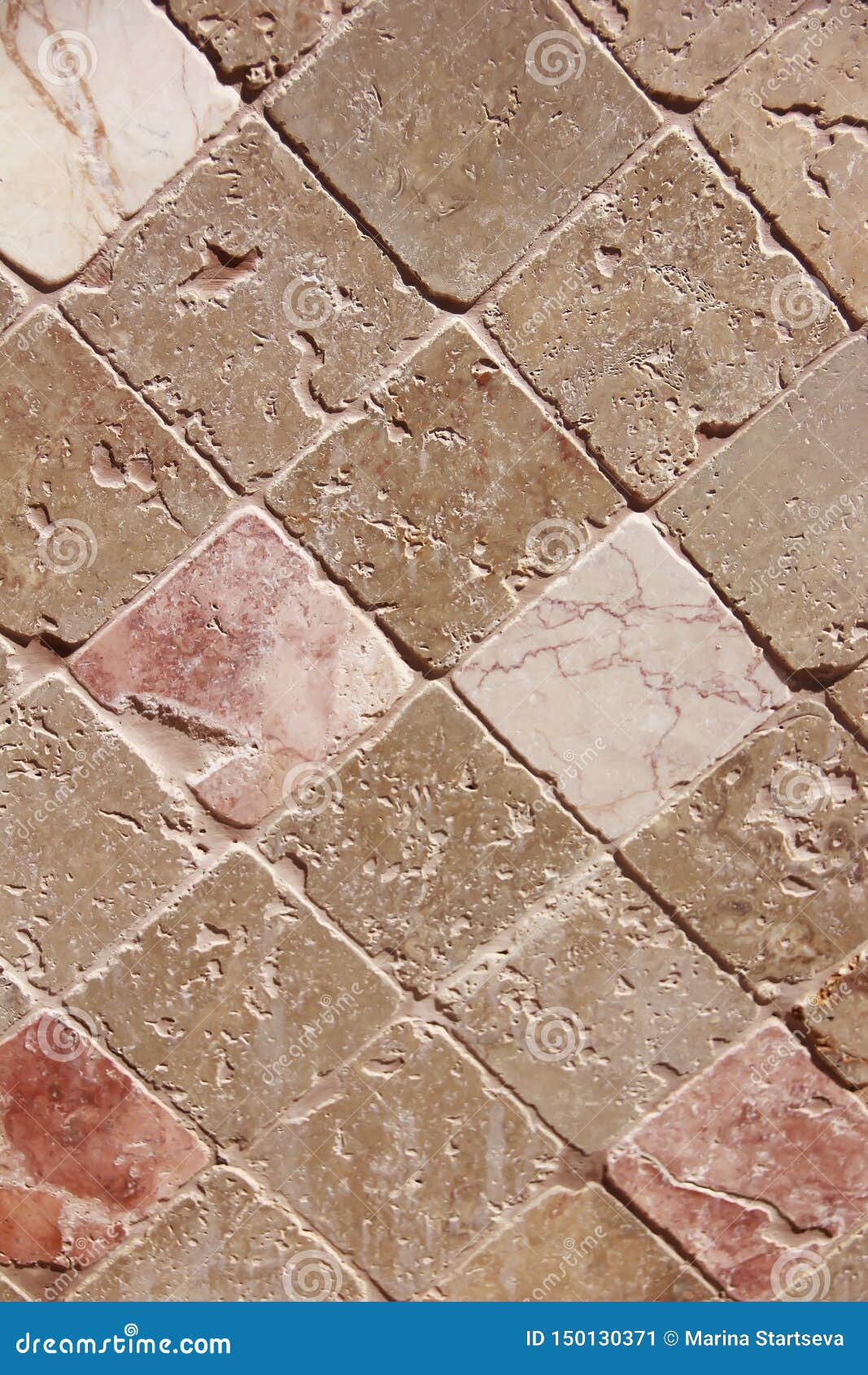 Texture of Decorative Brown Ceramic Tile with Rhombus Patterns, Cracks ...