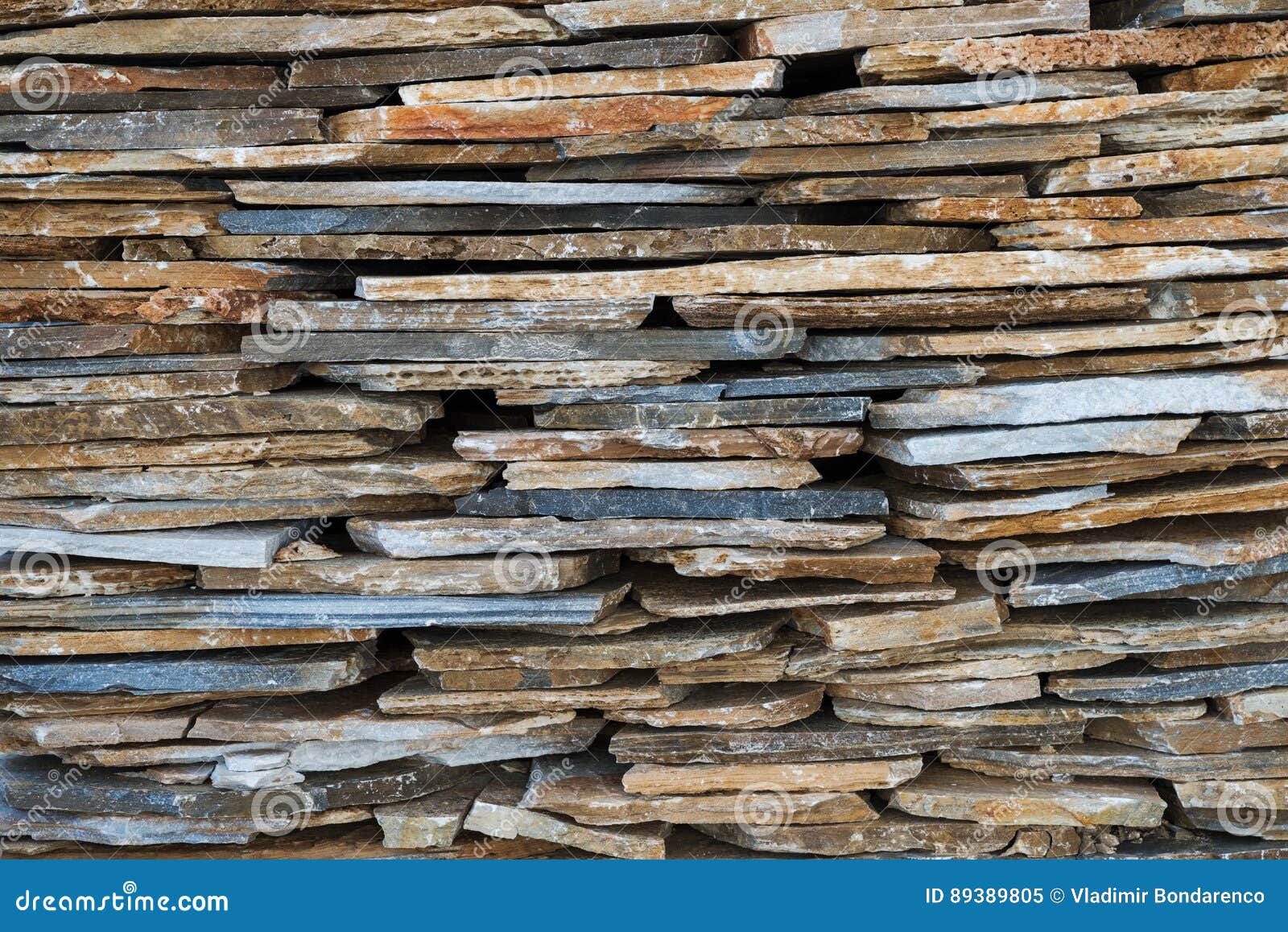 Texture of Decorative Flat Stones Wall Stock Image - Image of brick ...