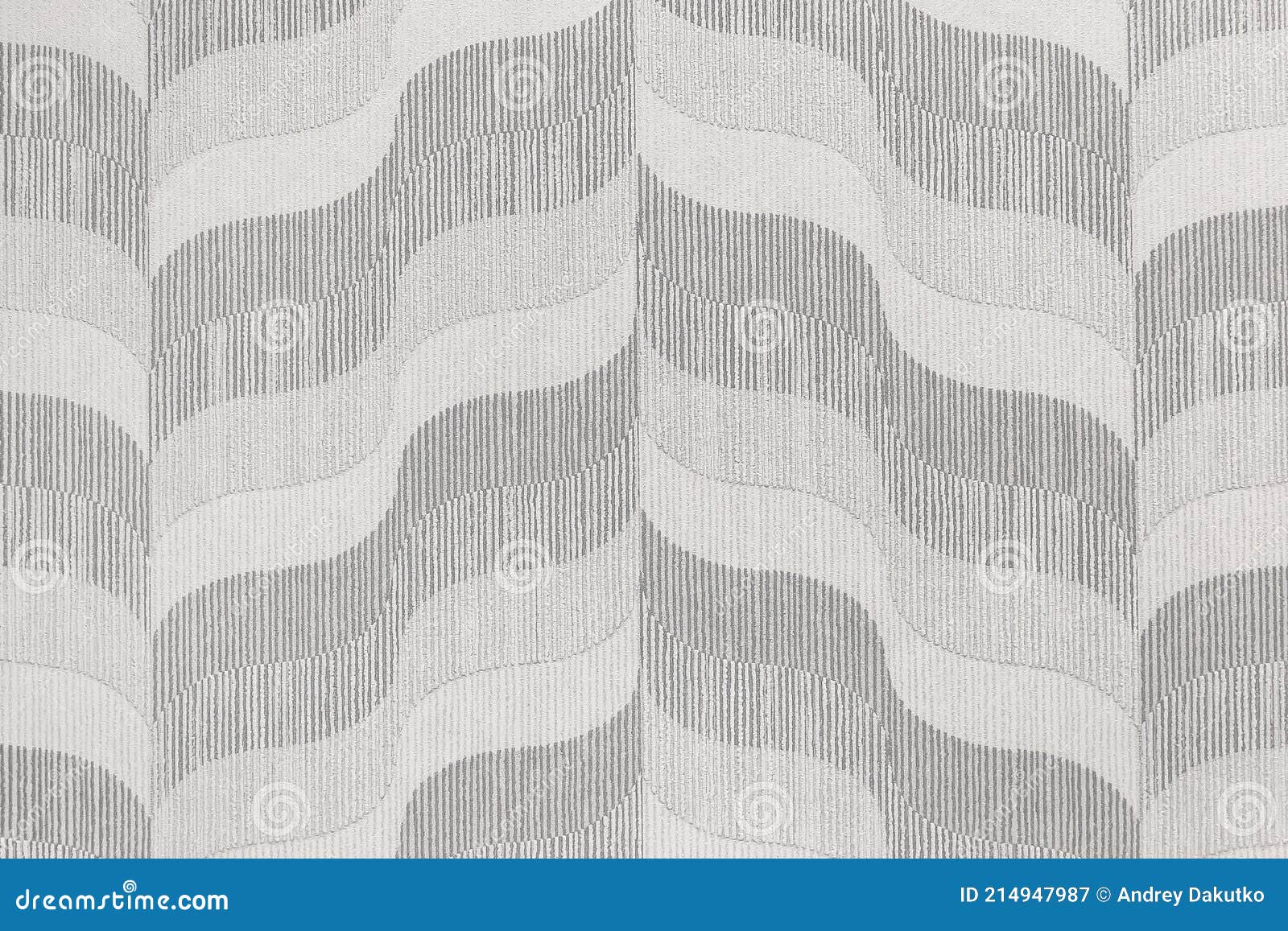 Texture of Decorative Gray Wallpaper with Abstract Wavy Repeating ...