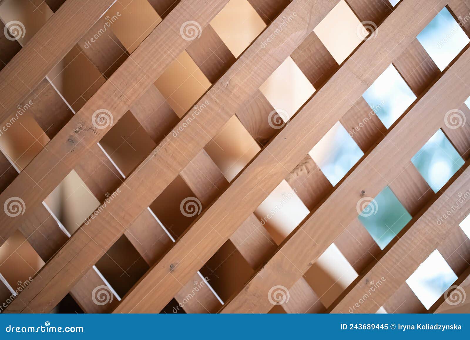 Texture of a Decorative Lattice Made of Wood, Surface and Pattern of ...