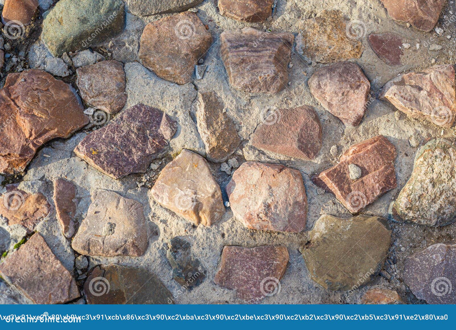 Texture of Decorative Stone Floor Covering Stock Image - Image of ...
