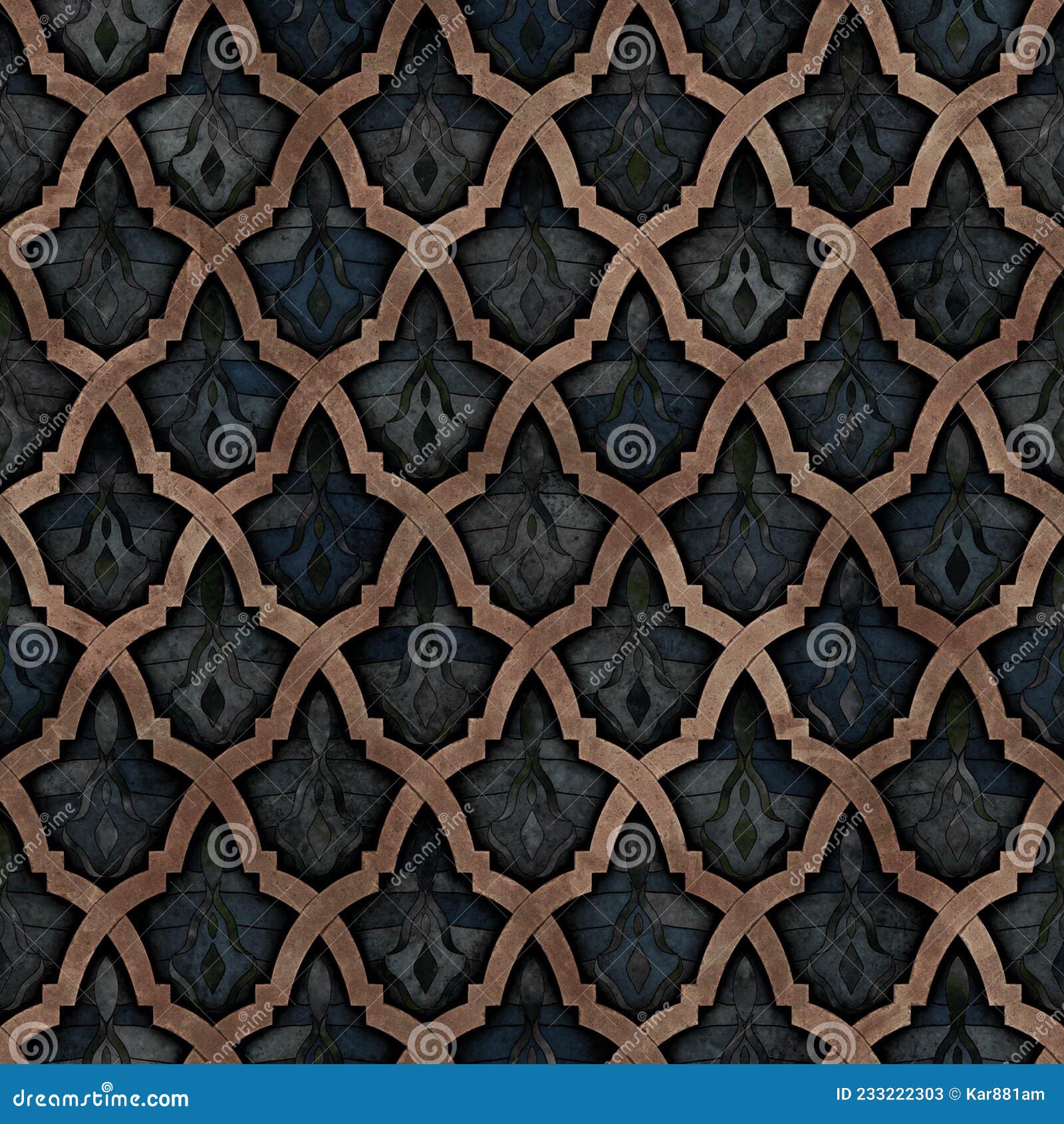 Texture Decorative Tiles. High Resolution Stock Illustration ...