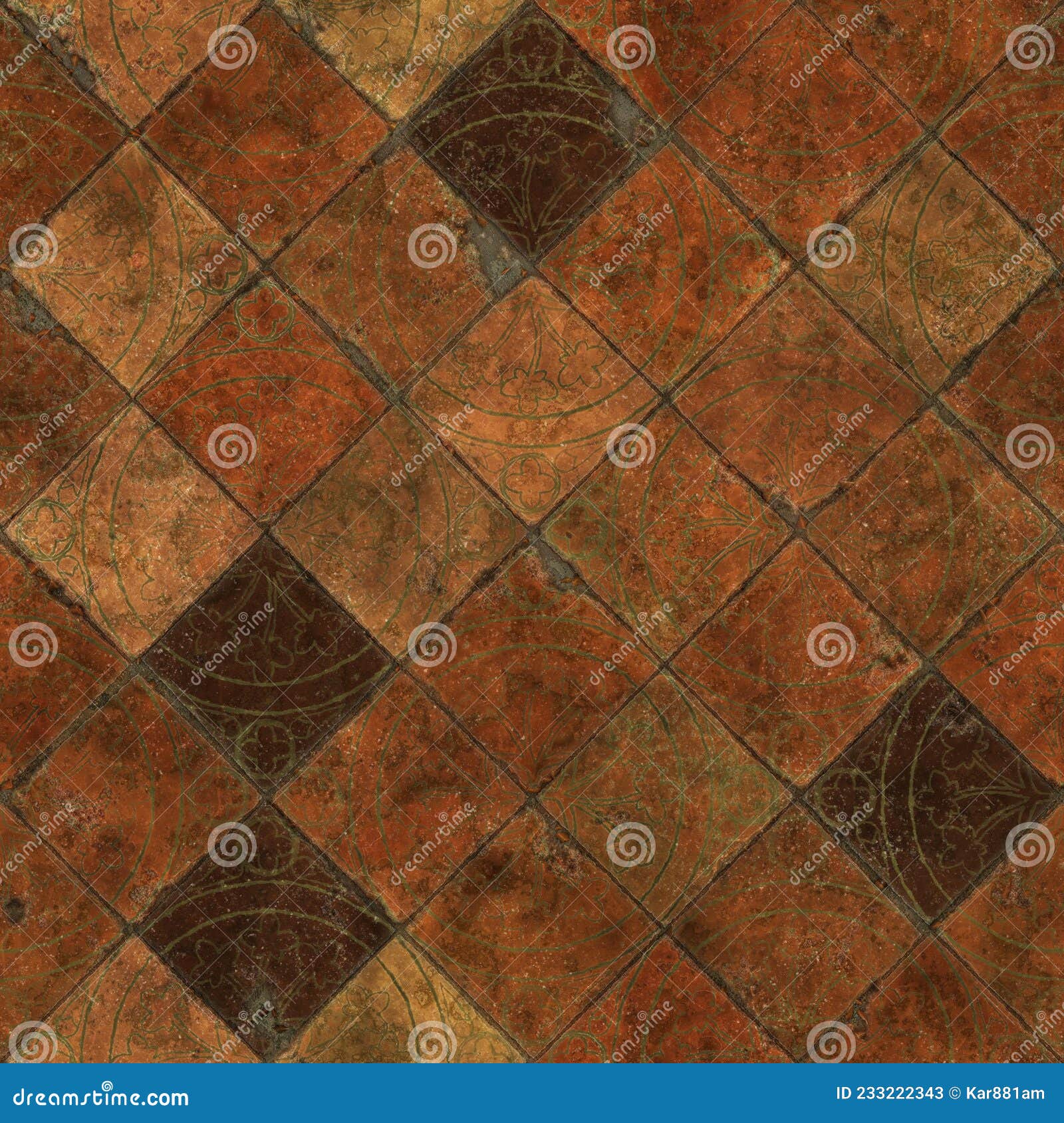Texture Decorative Tiles. High Resolution Stock Illustration ...