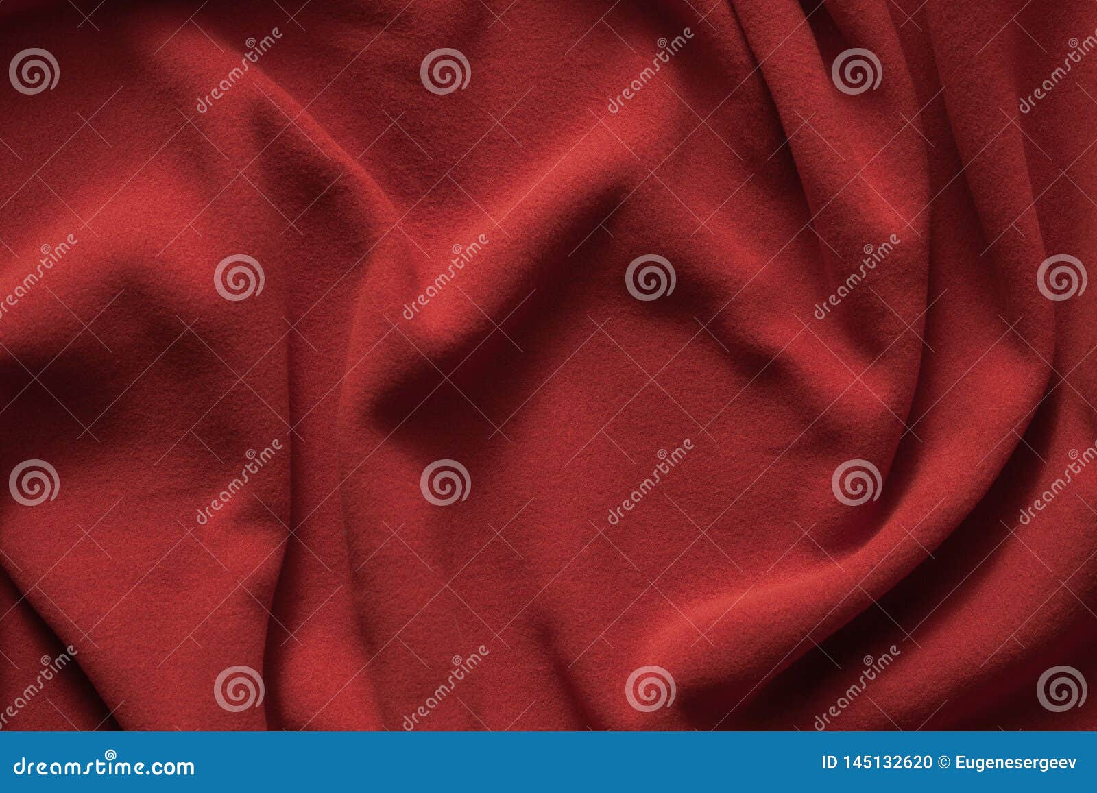 Texture of Deep Red Fleece, Top View Stock Photo - Image of luxury ...