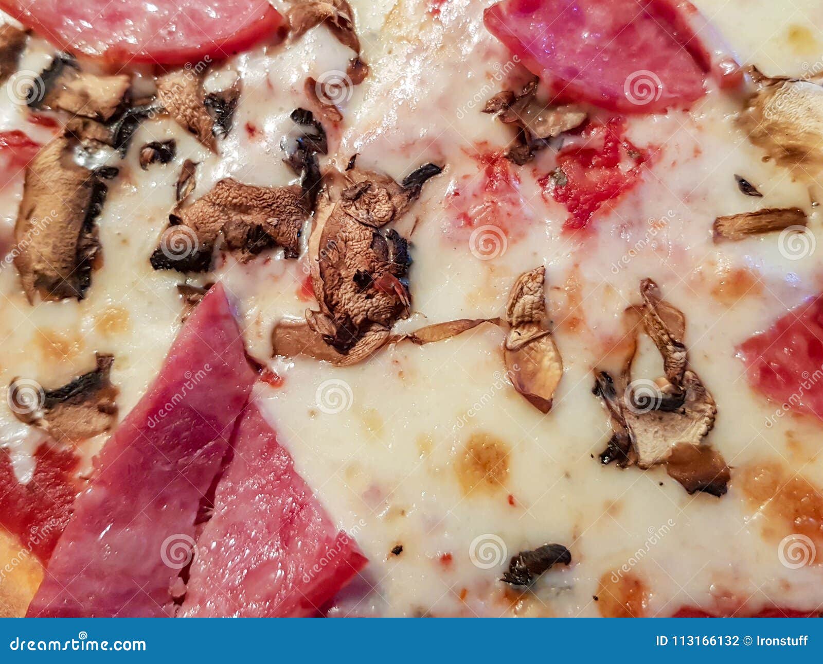 Textured surface of pizza stock photo. Image of baked - 113166132