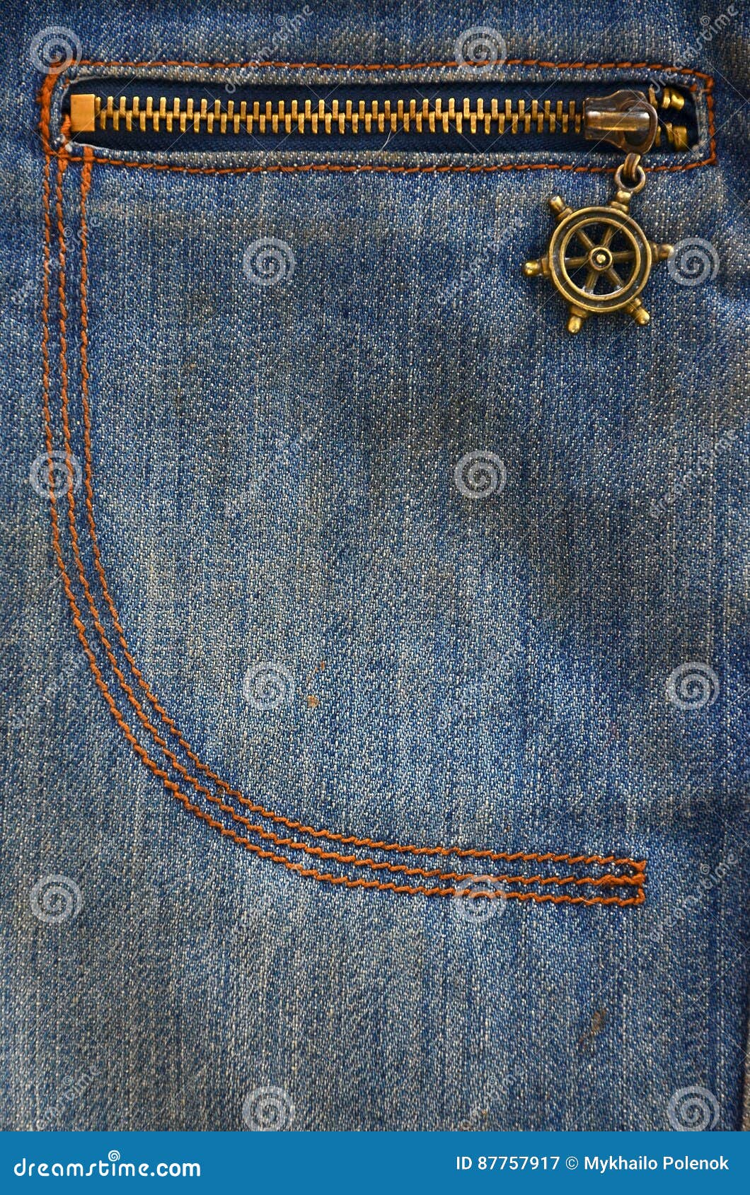 The Texture of Denim Pocket Stock Image - Image of background, garment ...