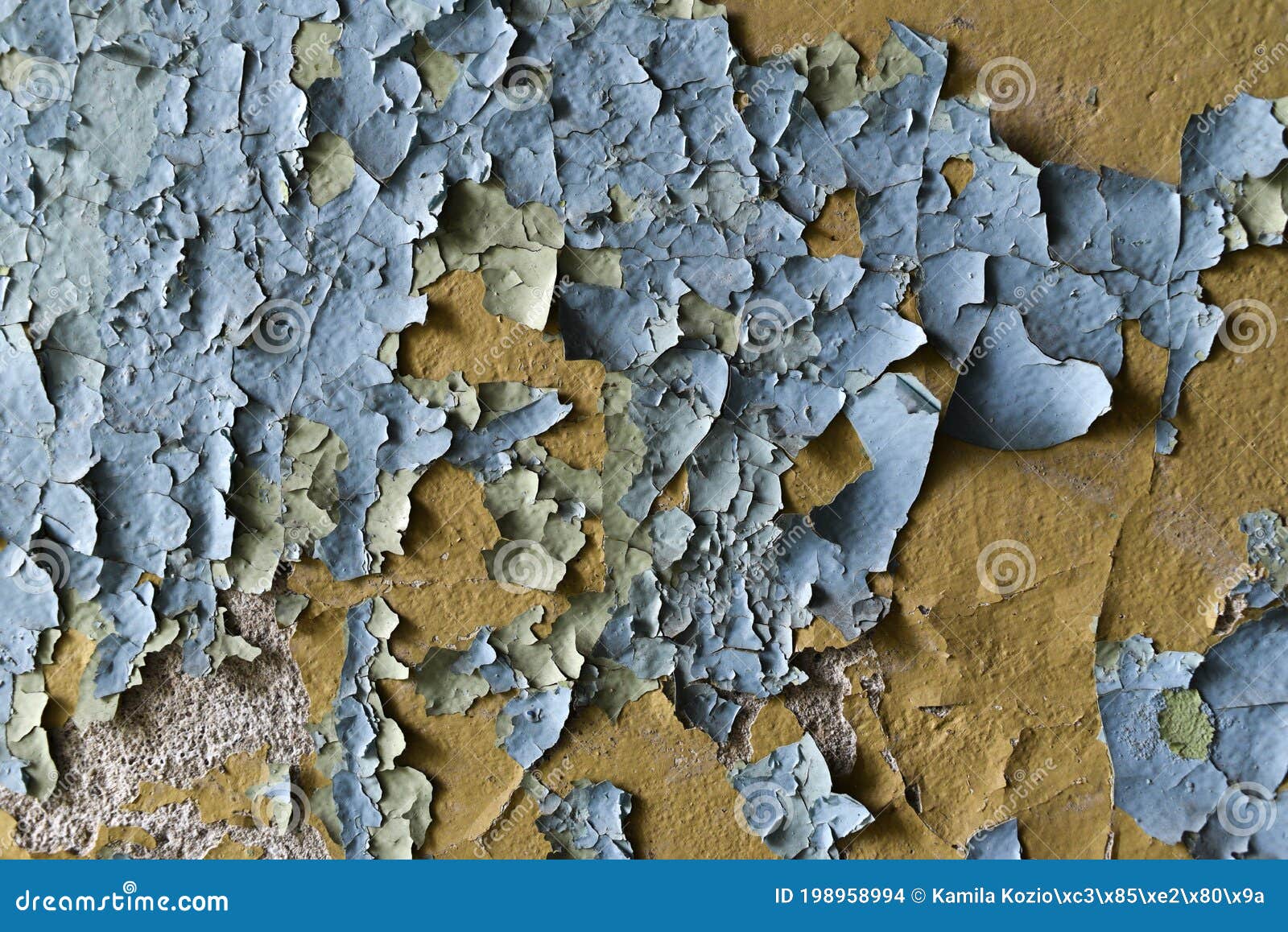 The Texture of the Departing Farm, Peeling Paint on the Wall Stock ...