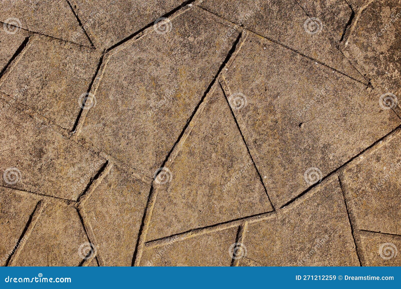 Texture of Designer Concrete Facade with Triangles Stock Image - Image ...