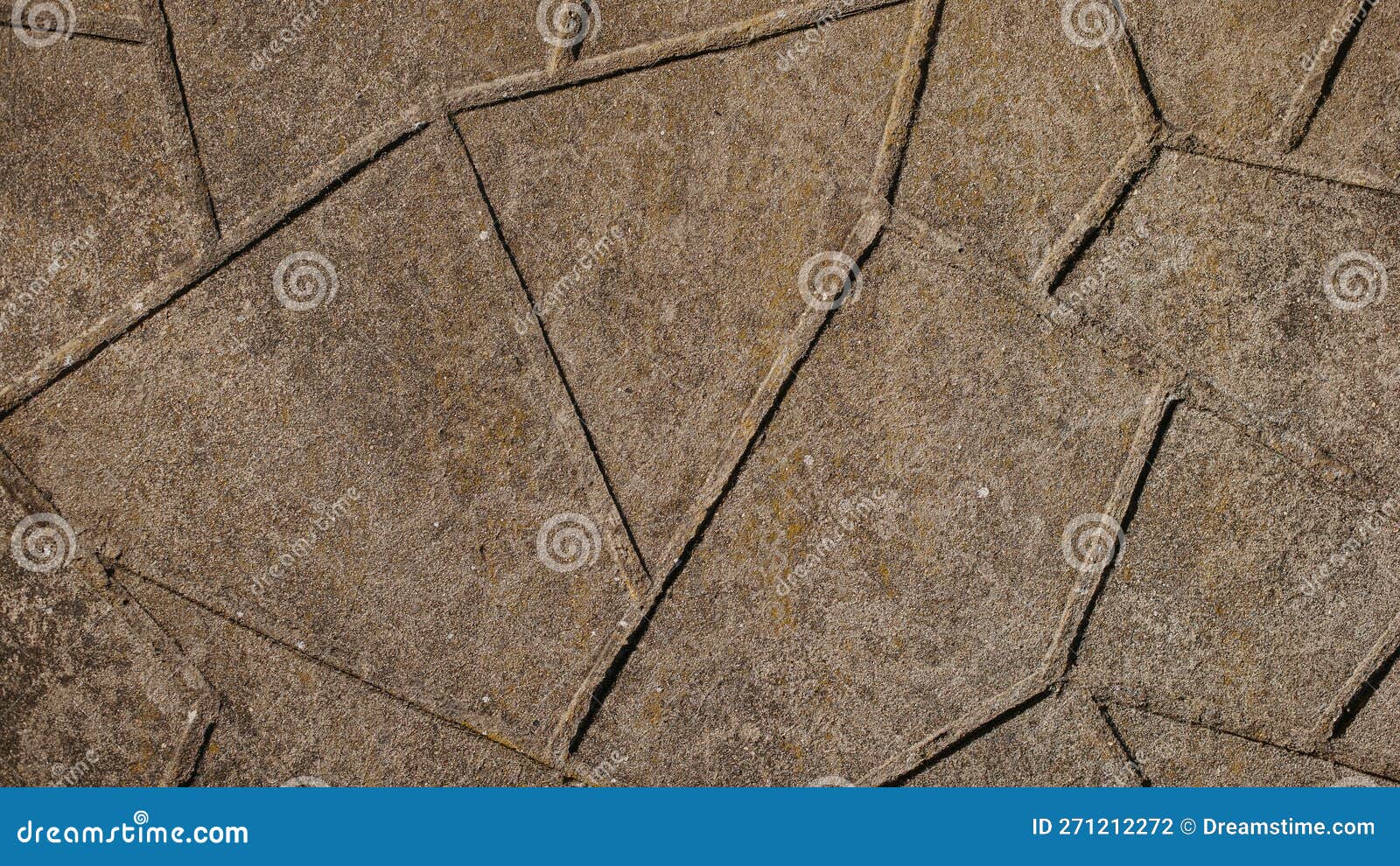 Texture of Designer Concrete Facade with Triangles Stock Photo - Image ...