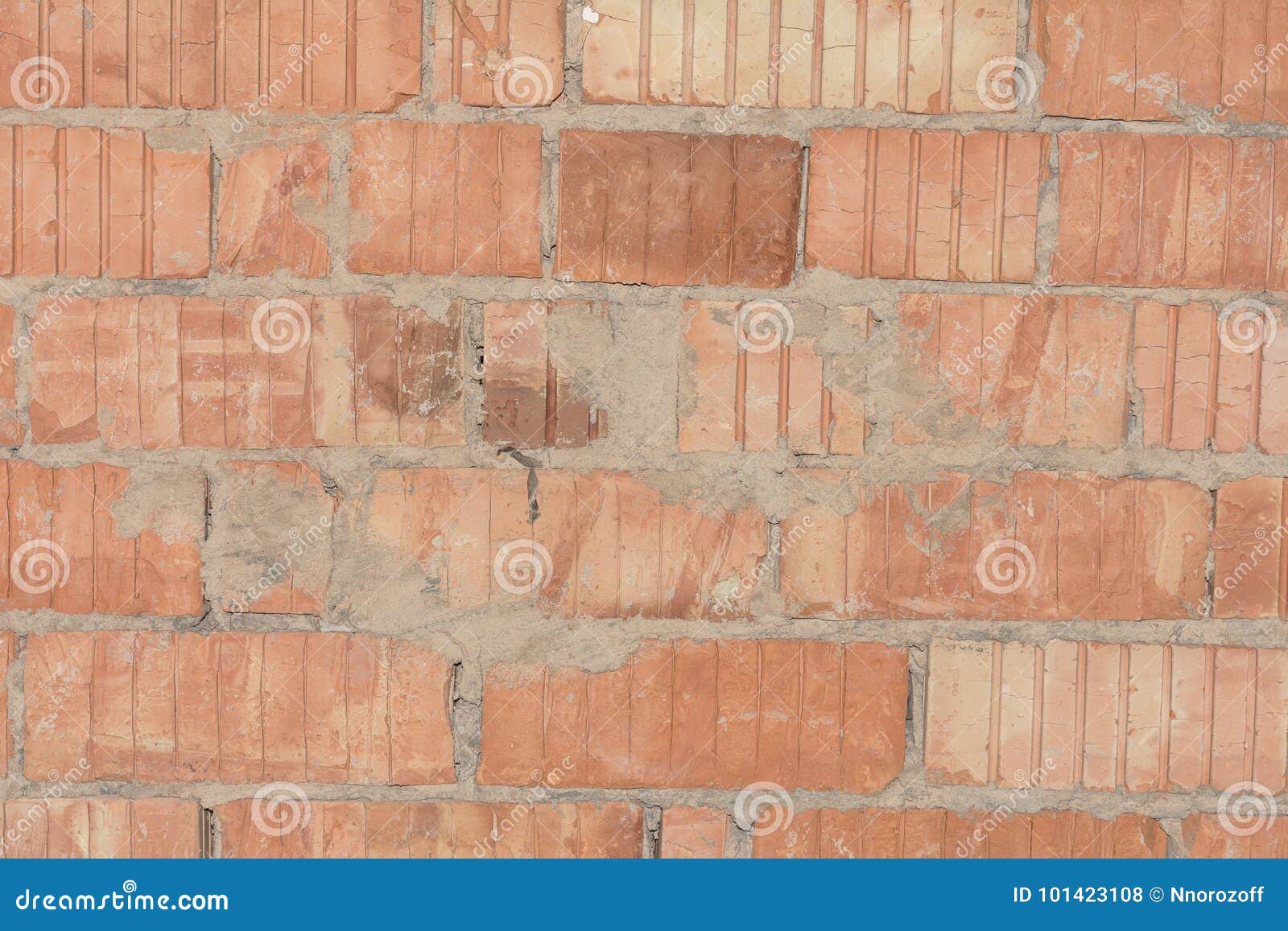 Texture of the Destroyed Brick Wall Stock Photo - Image of dark ...