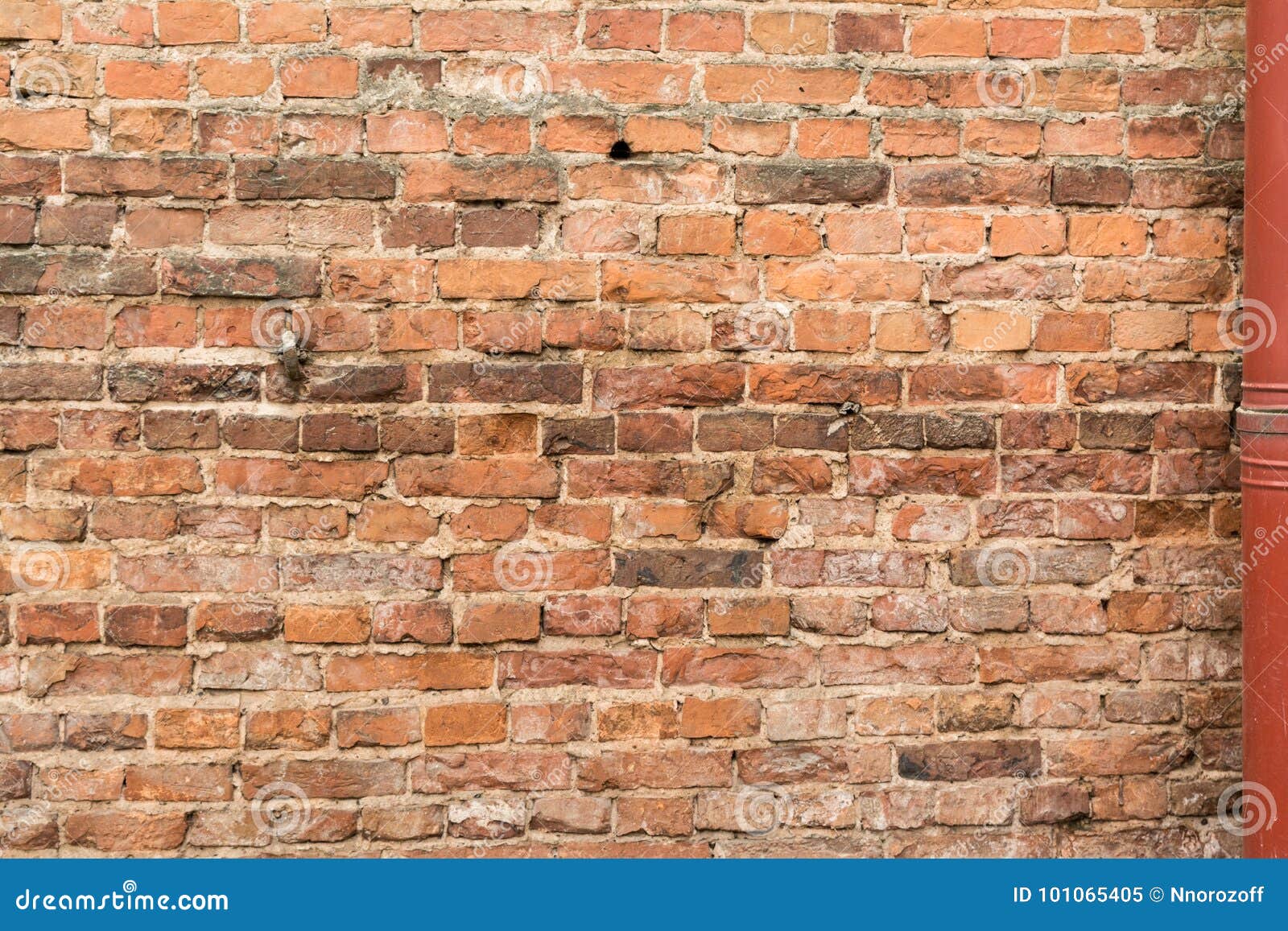 Texture of the Destroyed Brick Wall Stock Image - Image of dark, built ...