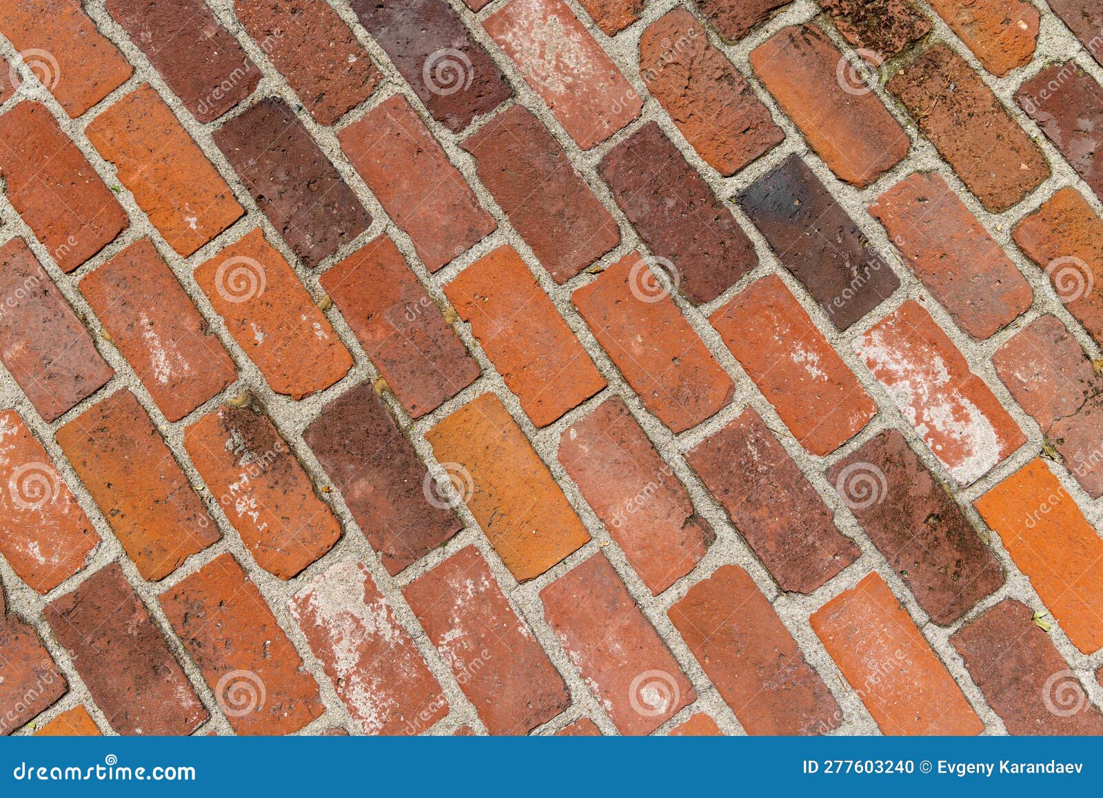 Texture and Detail of a Brick Footpath Stock Photo - Image of stability ...
