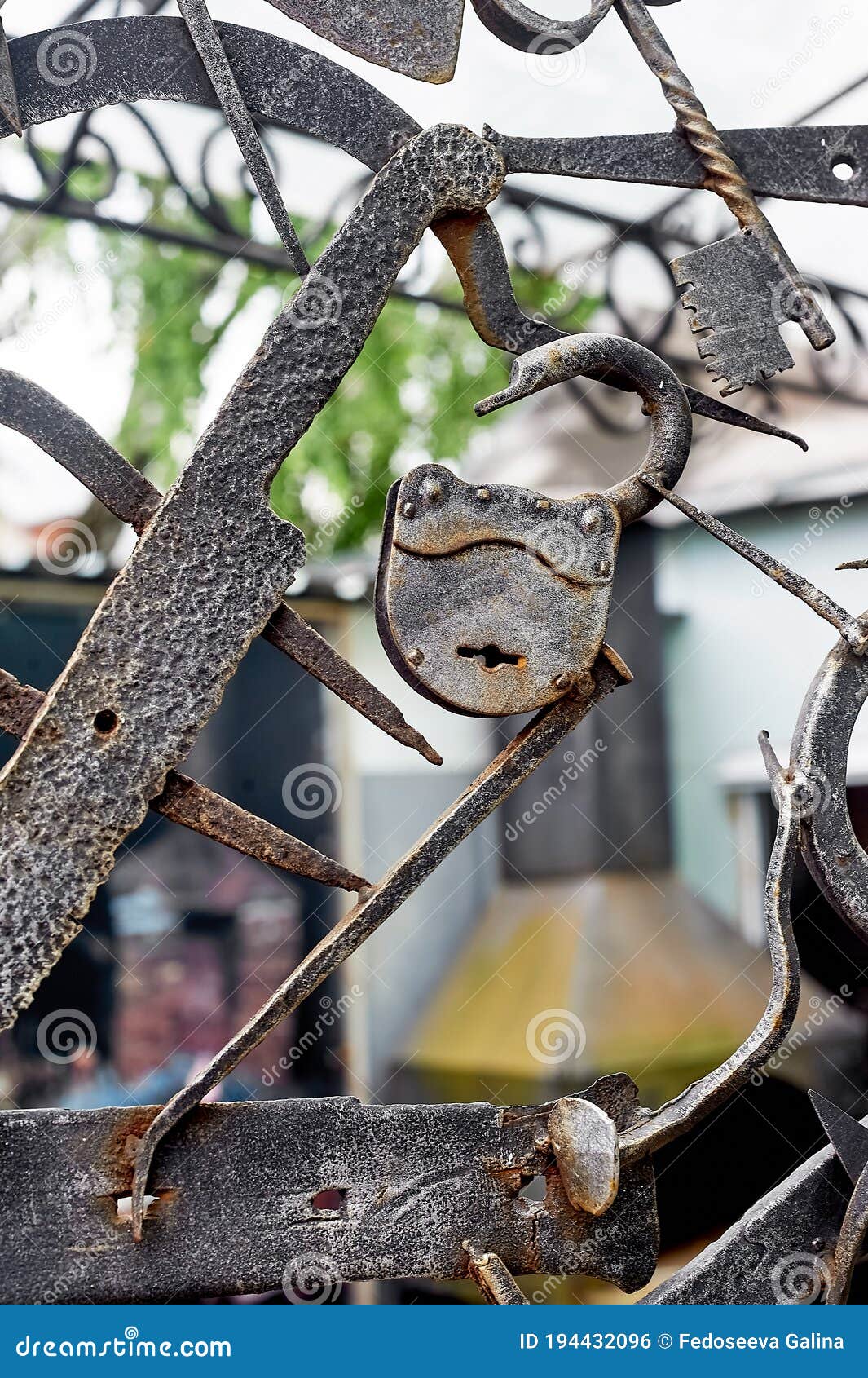 Texture.Different Items Made by a Blacksmith, Combined Together. Forge ...