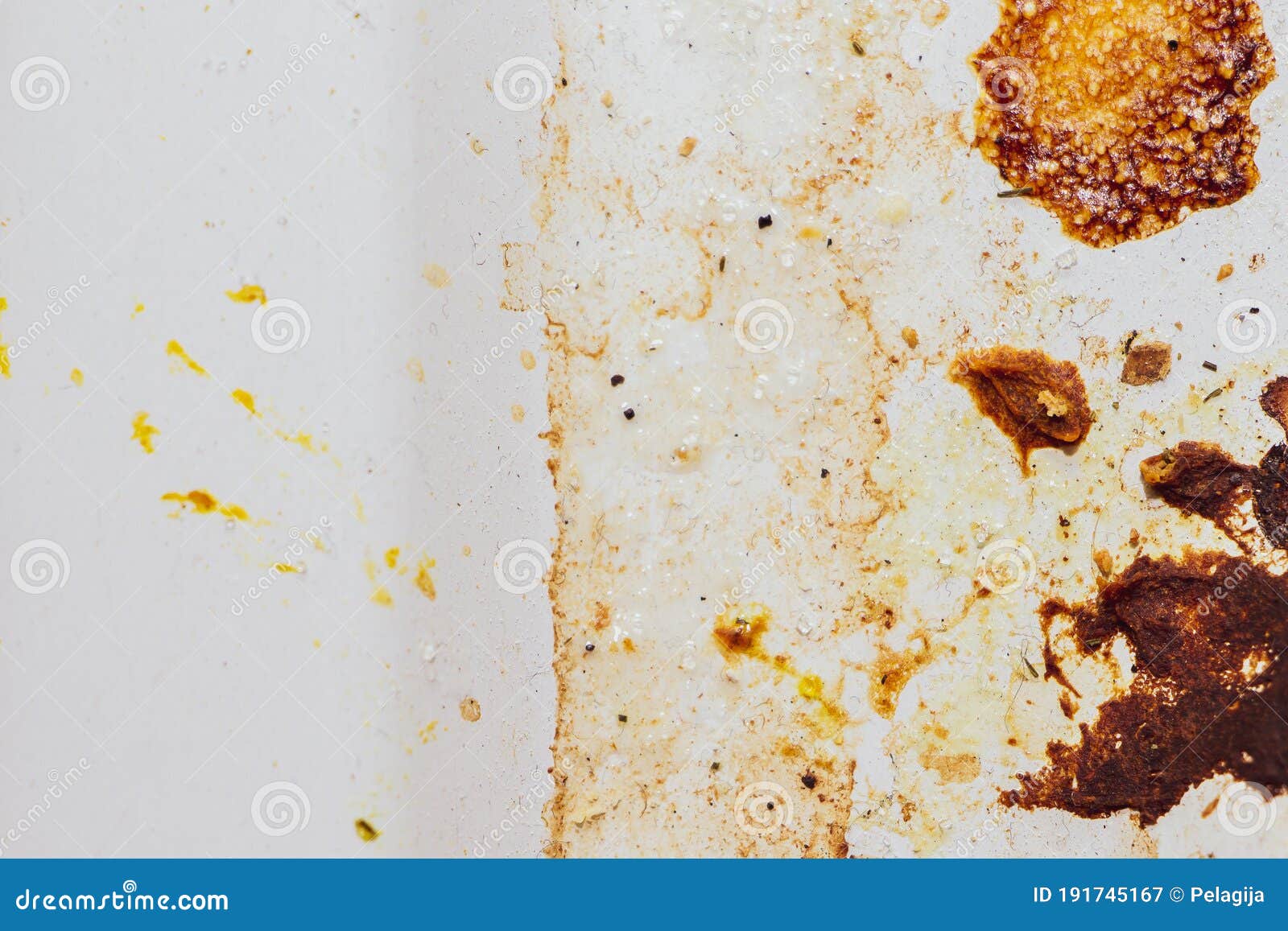 Texture of Dirty Stains and Grease on White Stove Stock Image - Image ...