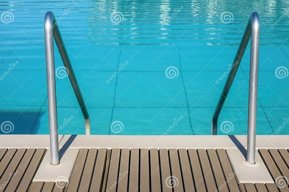 Texture of Diving Boards Aligned Along a Swimming Pool Stock Image ...