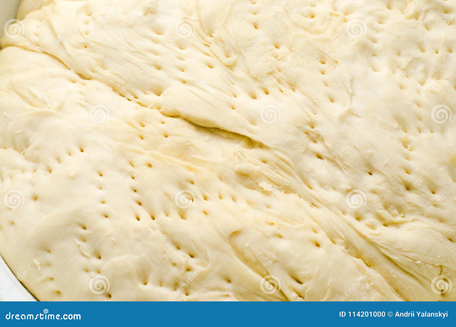 Texture of the Dough. in a Bowl for Pizza or Bread. Cooking Courses ...