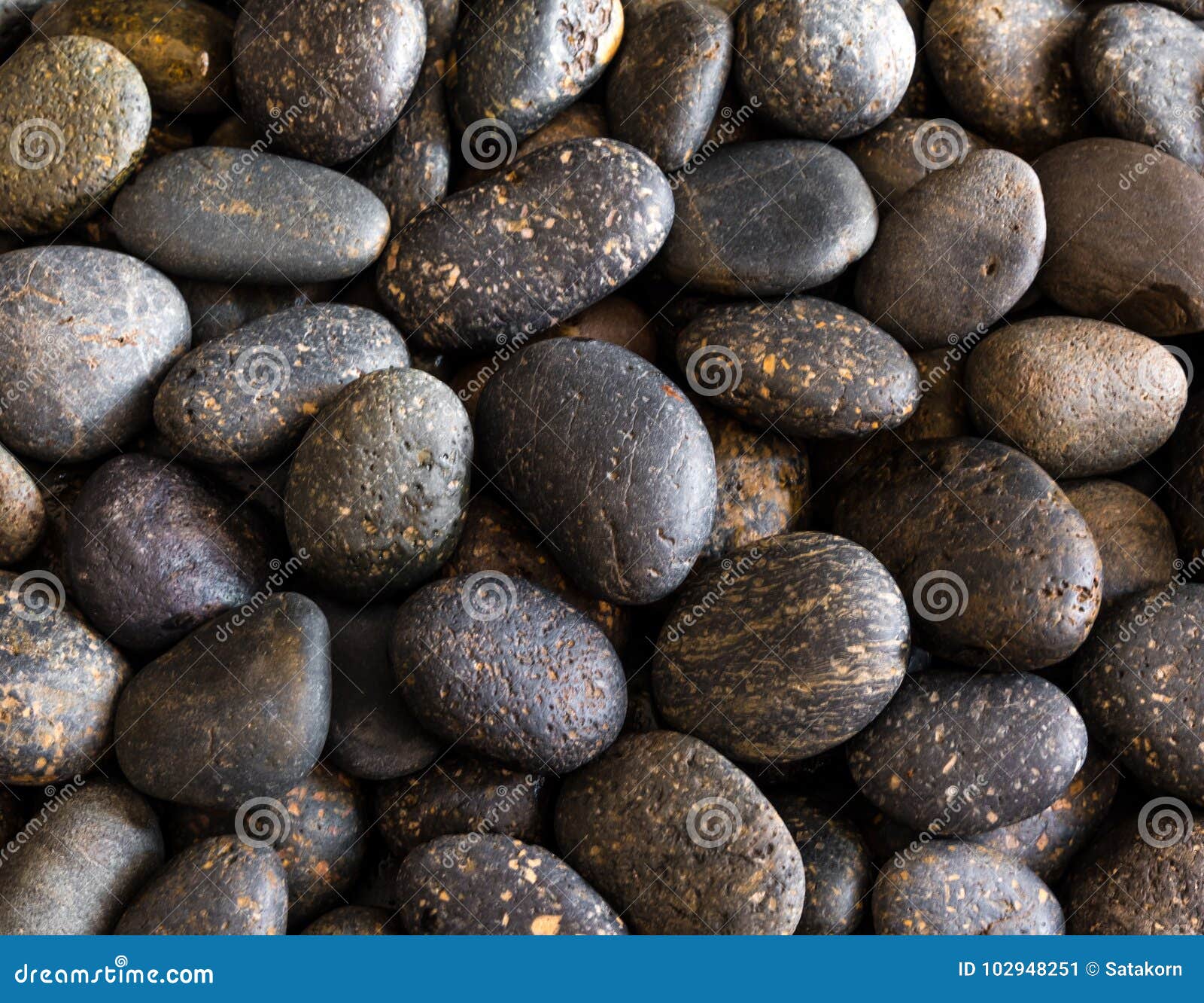 Texture of Dried Round Gray River Stone Background Stock Image - Image ...