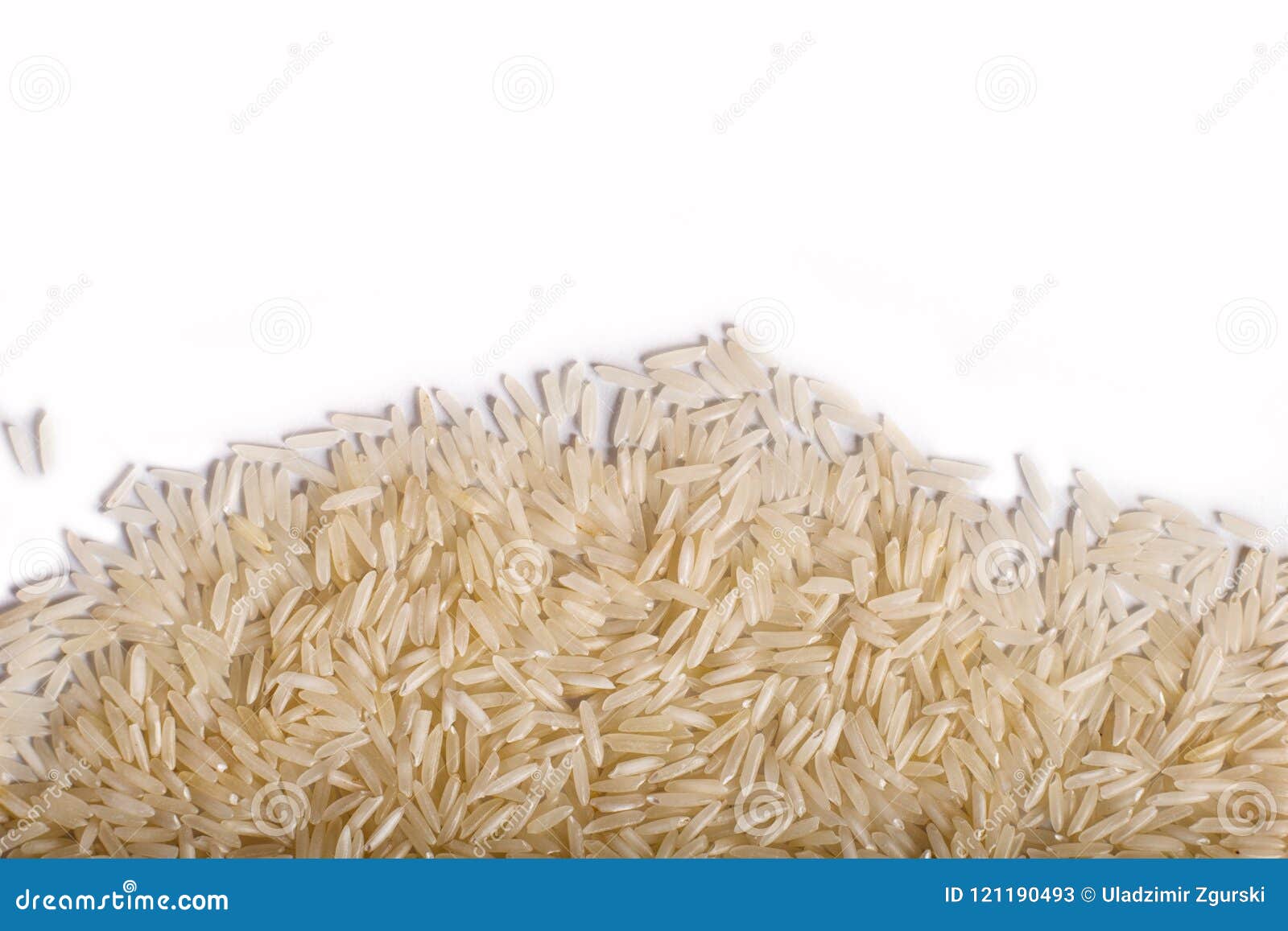 Texture Du Riz Basmati D'isolement Sur Le Fond Blanc Image stock ...