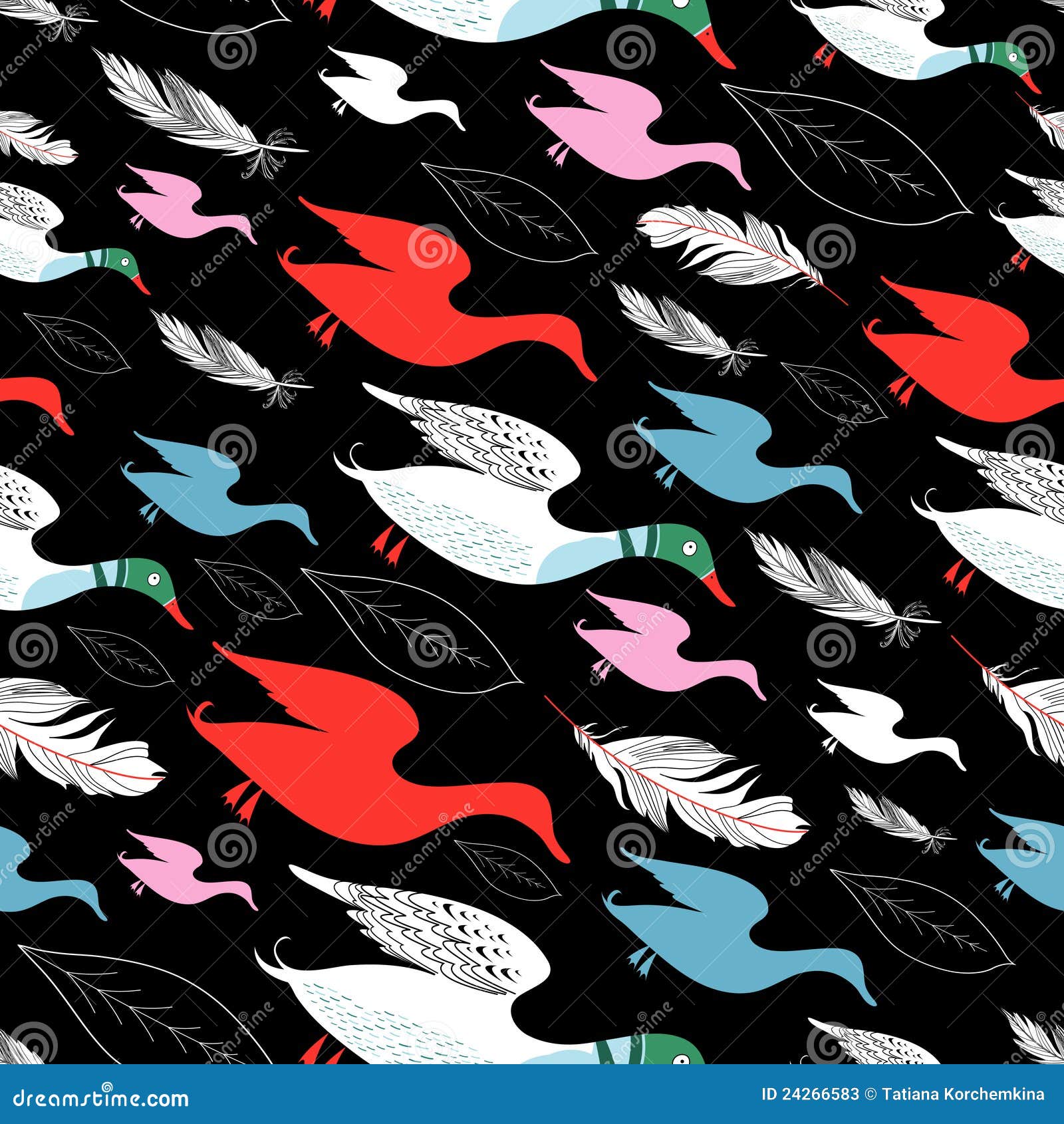 Texture of the duck stock vector. Illustration of vector - 24266583