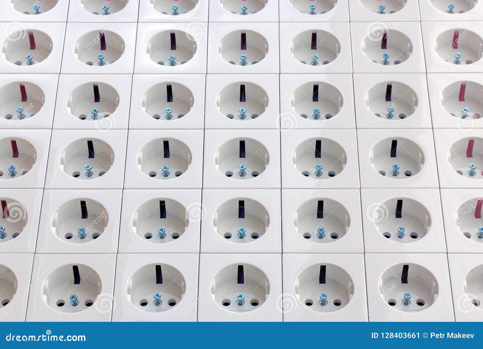 Texture of Electrical Outlets Stock Image - Image of plug, outlets ...