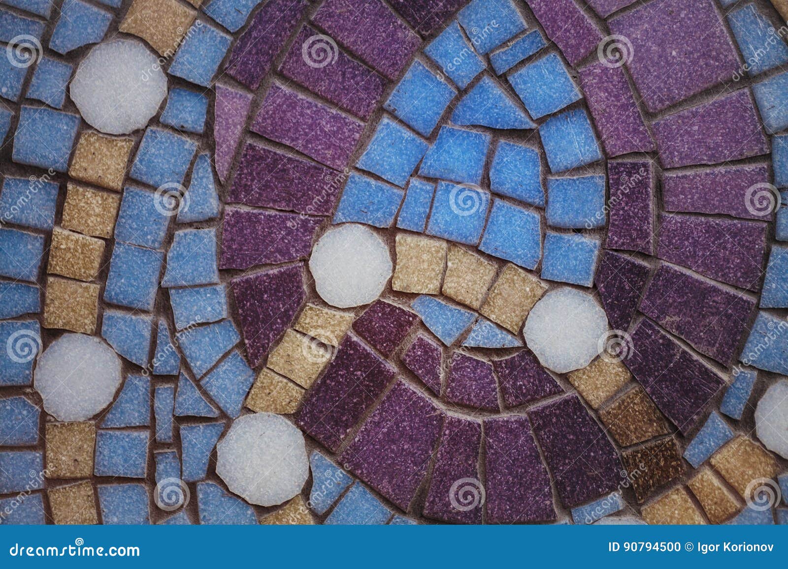 Texture with Elements of Color Mosaic Stock Photo - Image of ...