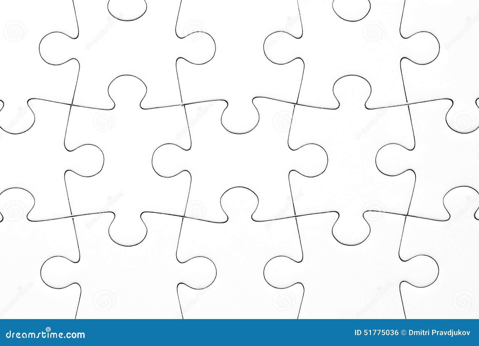 Texture. Empty White Jigsaw Puzzle Stock Photo - Image of puzzles ...