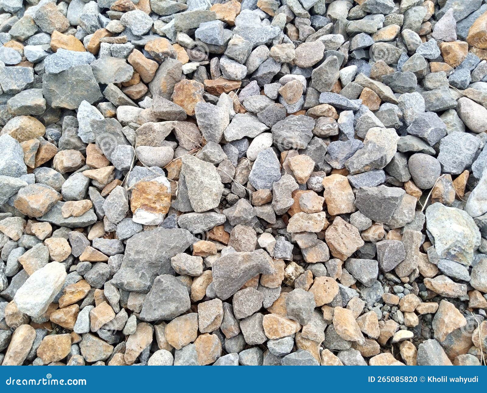 Texture En Pierre De Caillou Sur Les Traverses De Train. Photo stock ...