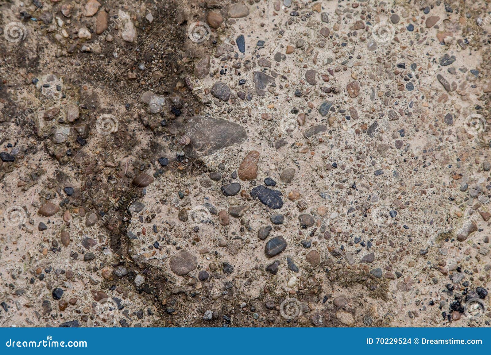 Texture of Expanded Clay and Pebbles Stock Photo - Image of ...