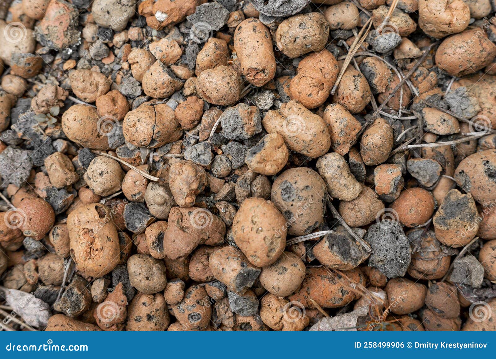 Expanded clay stock photo. Image of ceramic, heap, material - 258499906